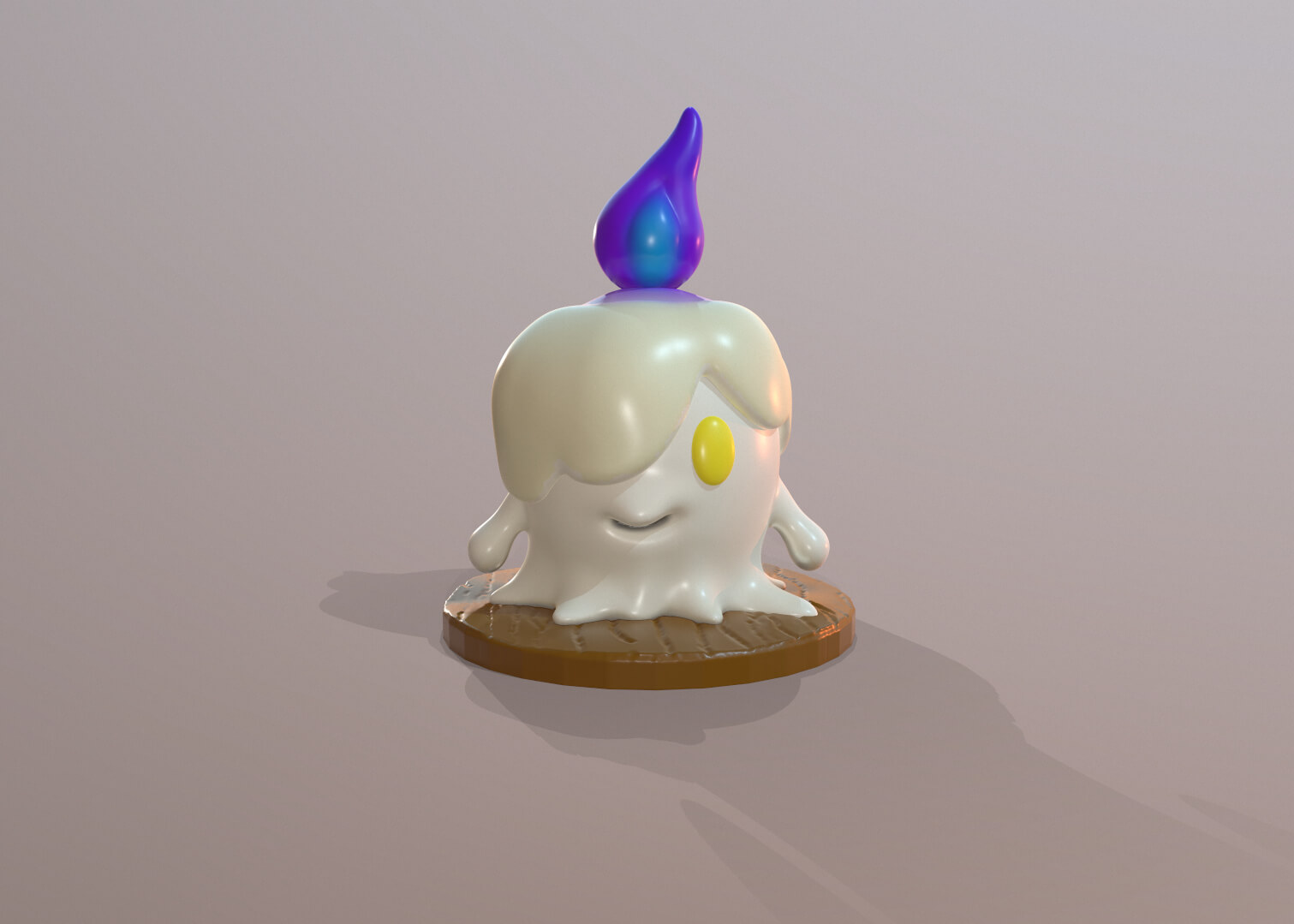 Pokémon Litwick - 3D Model by goldenriveth02