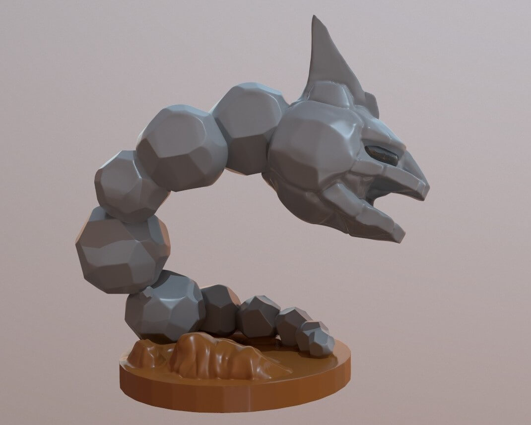 Pokémon Onix - 3D Model by goldenriveth02