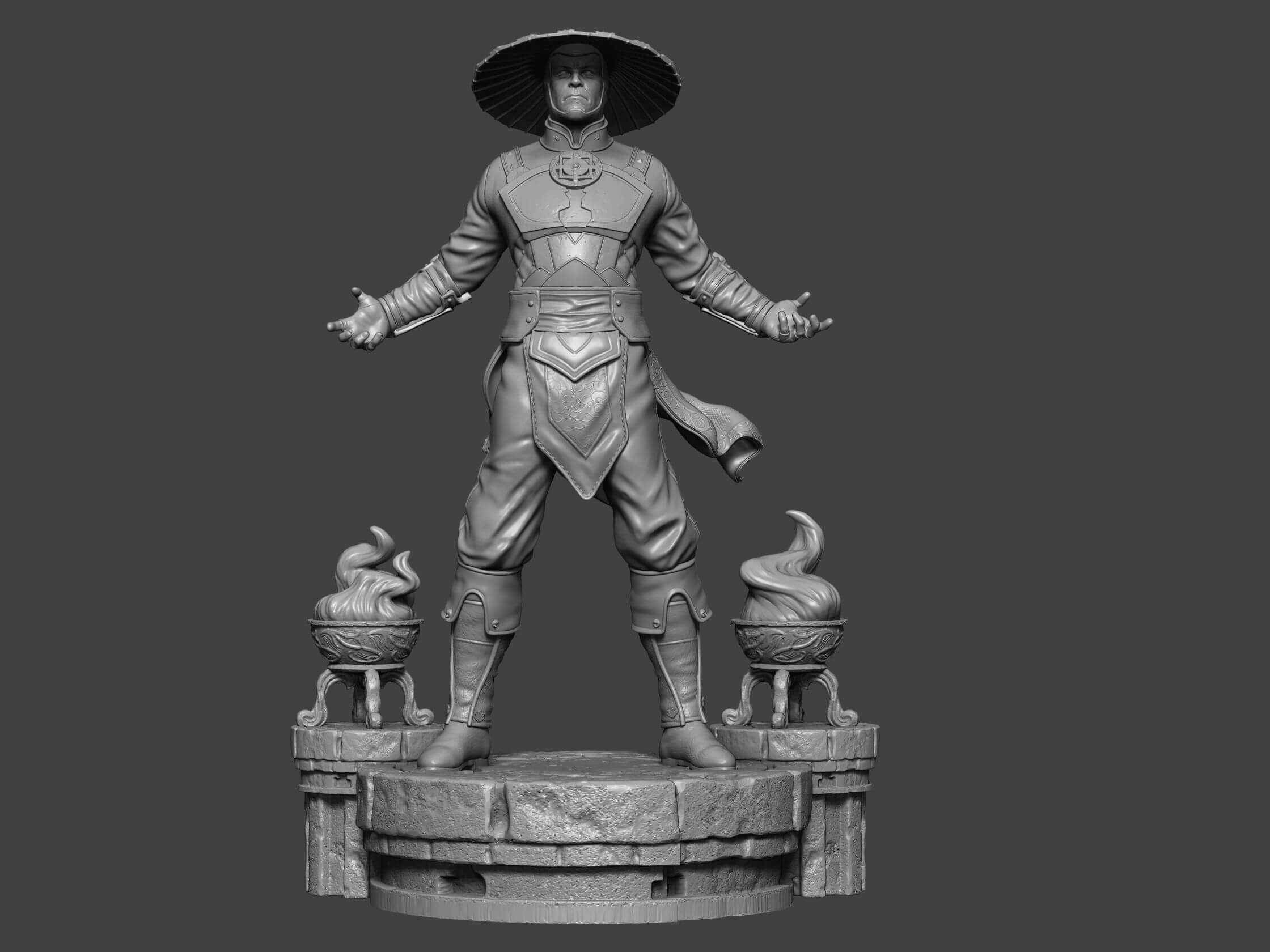 Raiden Mortal Kombat - 3D Model by goldenriveth02