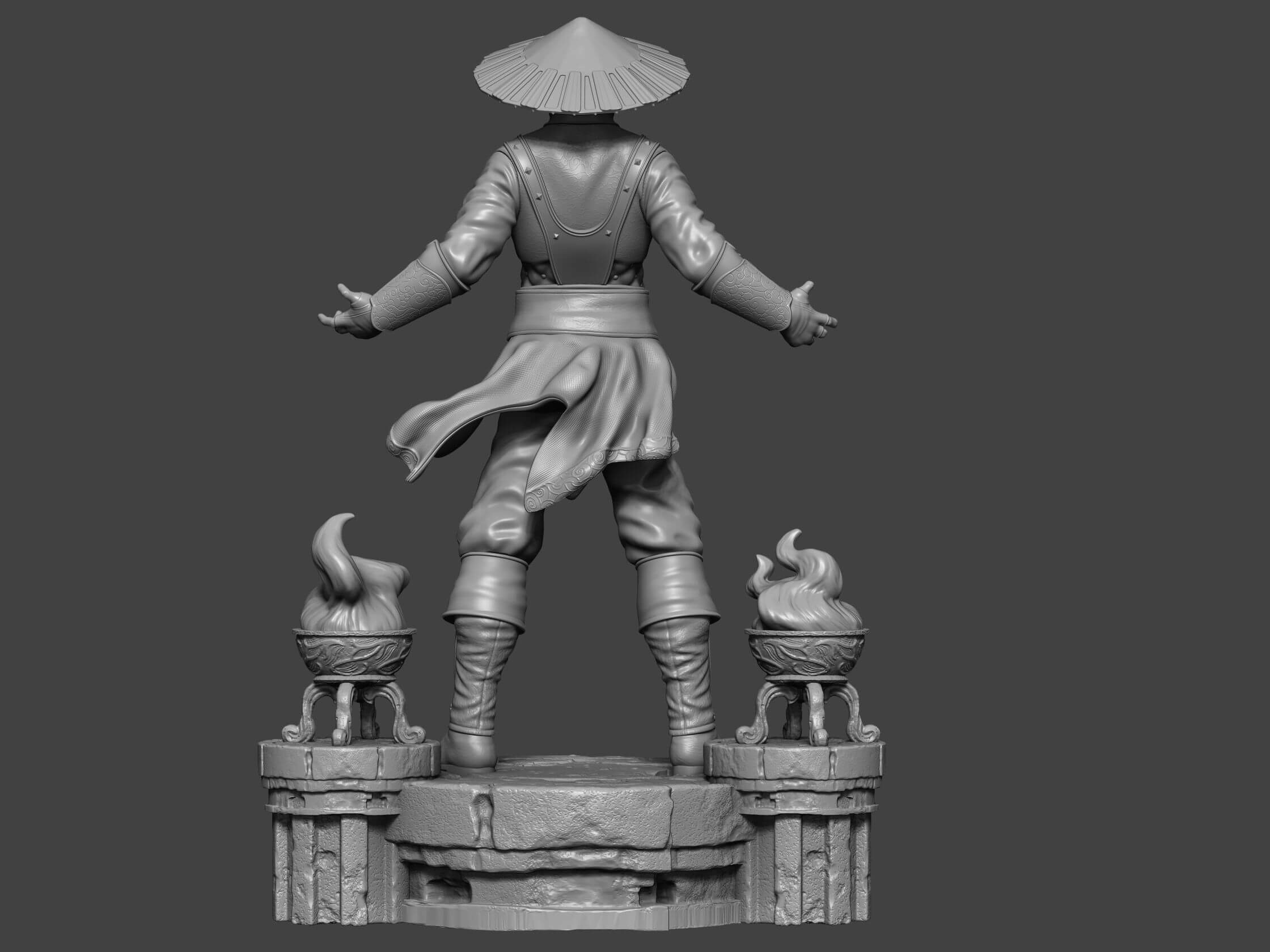 Raiden Mortal Kombat - 3D Model by goldenriveth02