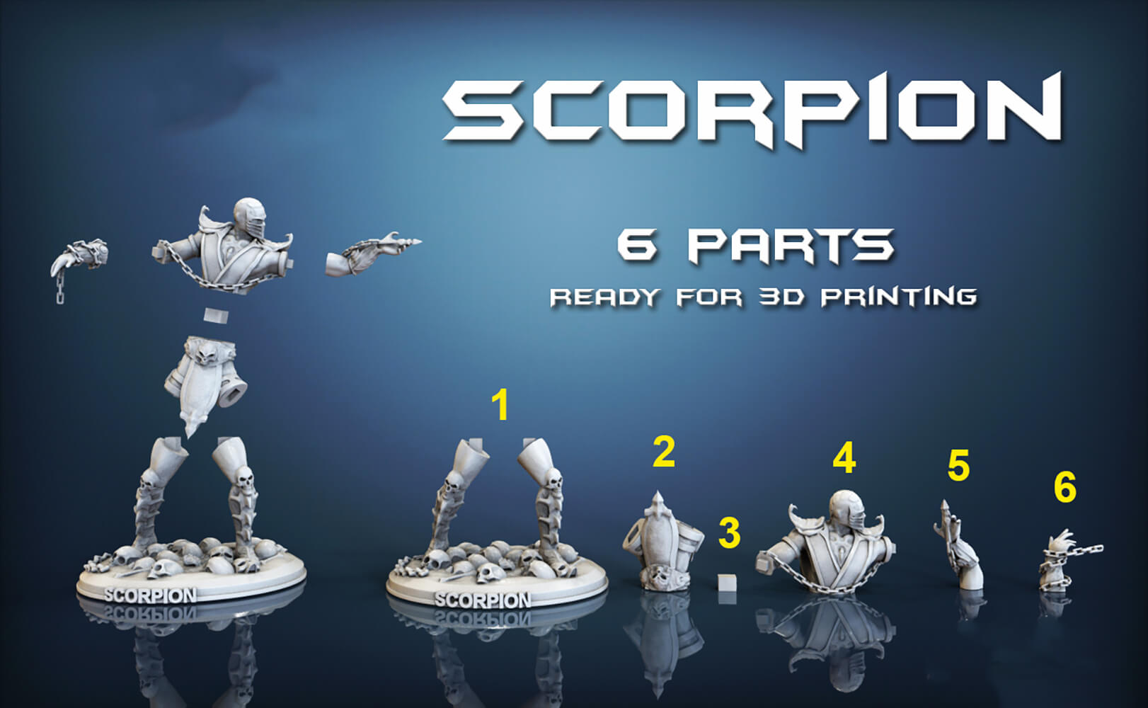 Scorpion 3D Model by goldenriveth02