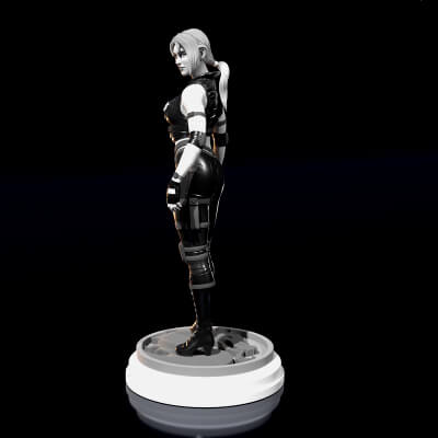 Sonya Blade 3D Model by goldenriveth02