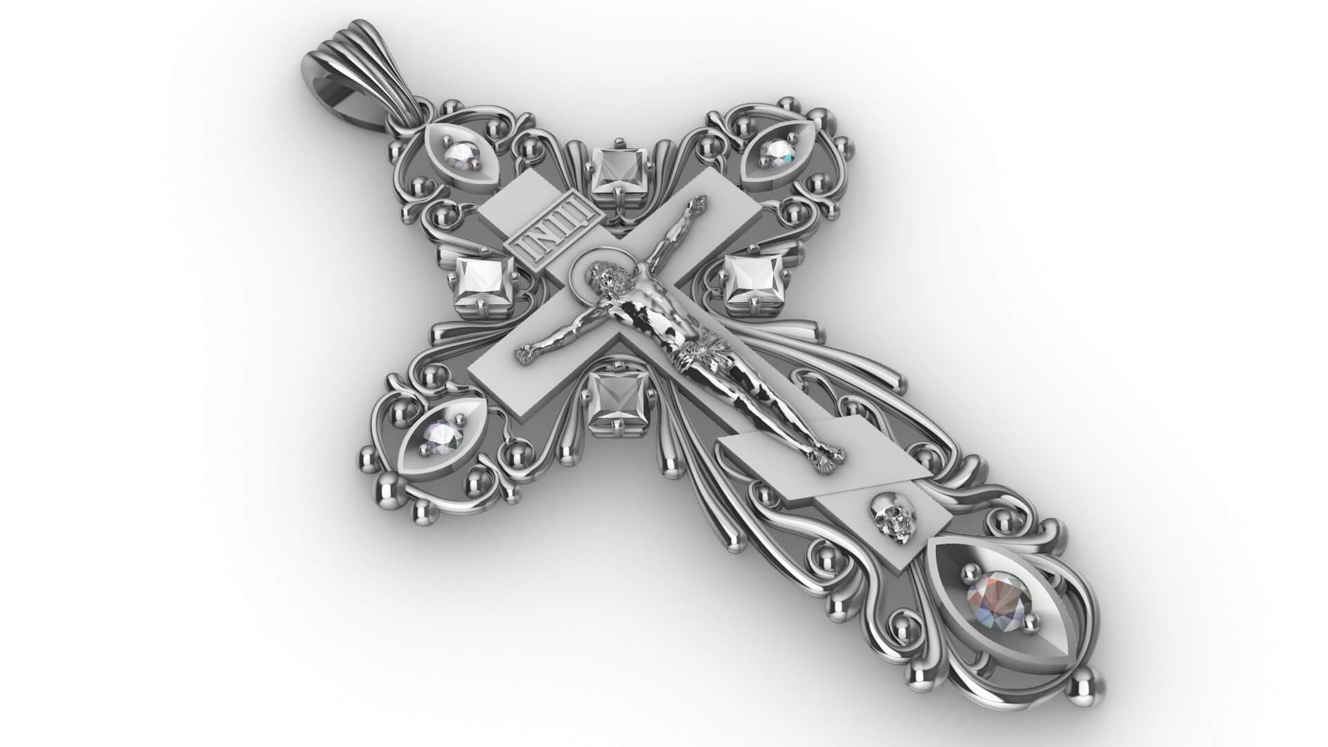 Orthodox Cross - 3D Model by Goldman