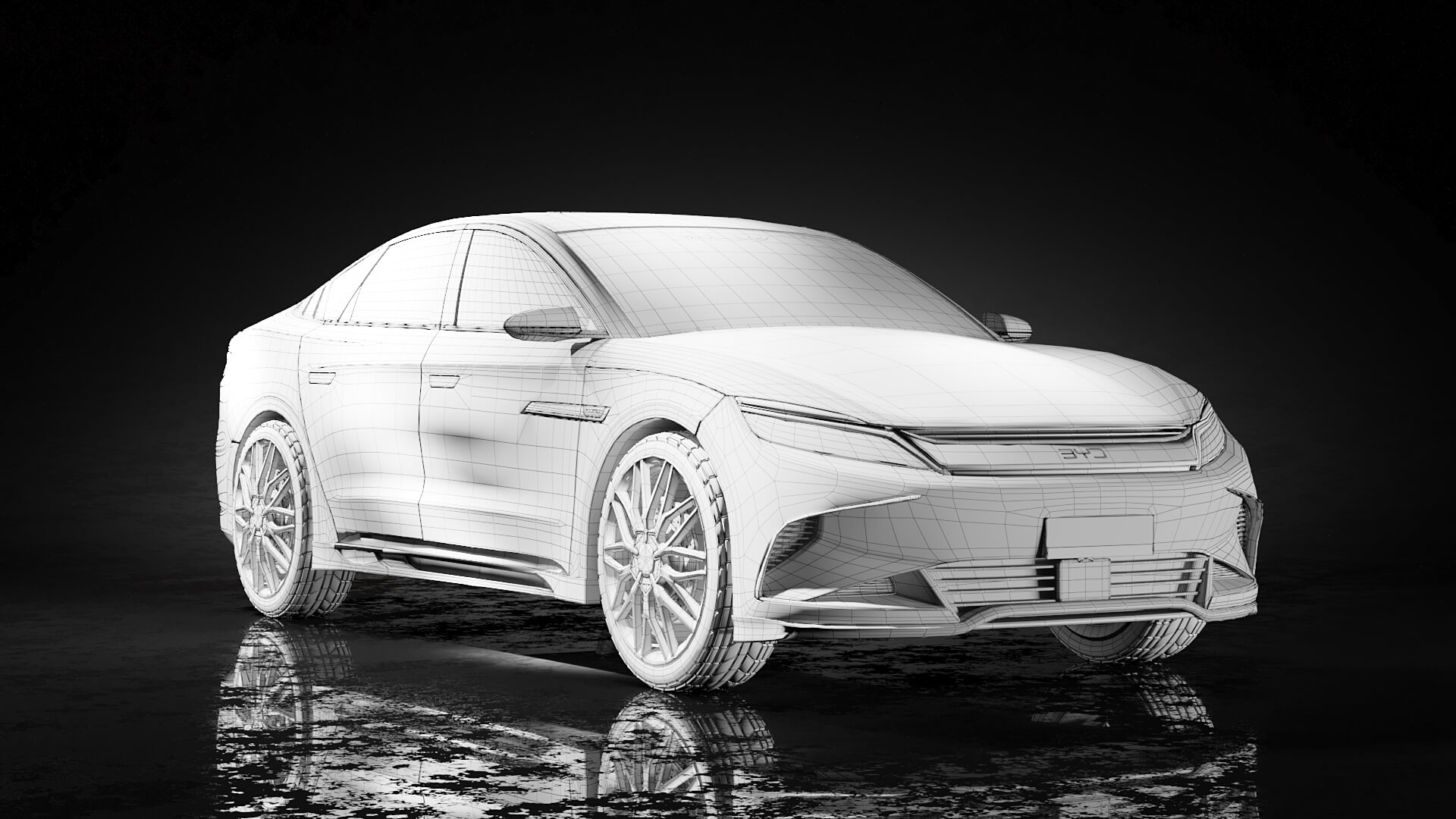 BYD Han 2024 - 3D Model by goldtravel