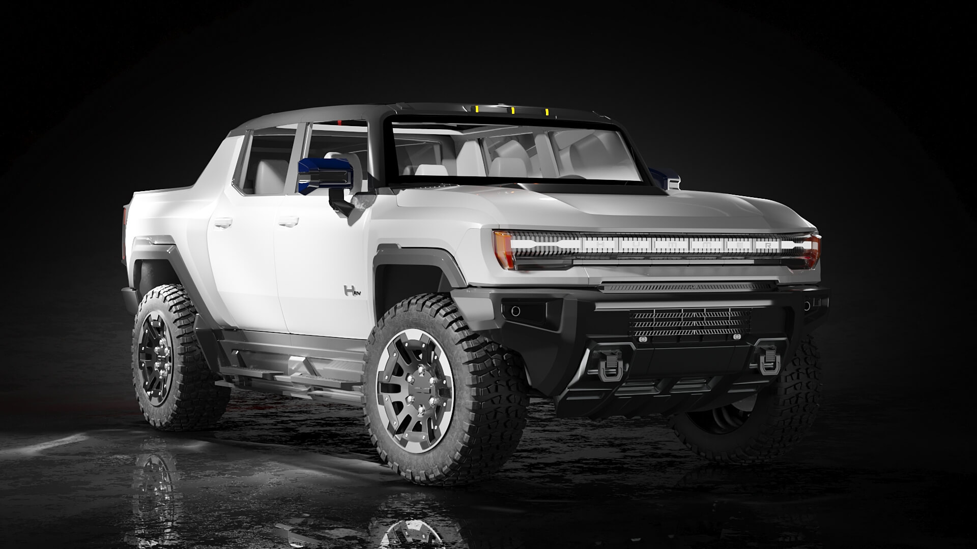 GMC Hummer EV 2024 - 3D Model by goldtravel