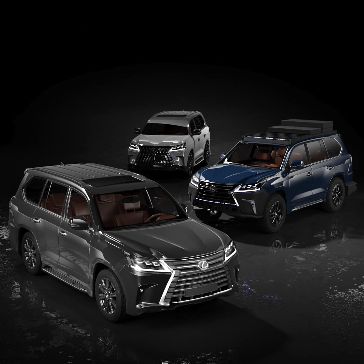 Lexus LX 570 - 3D Model by goldtravel