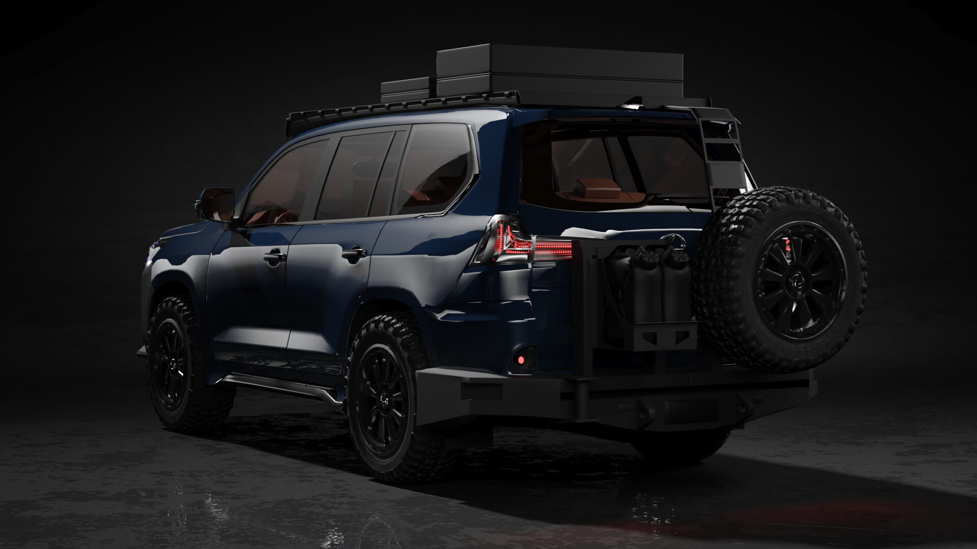 Lexus LX 570 - 3D Model by goldtravel