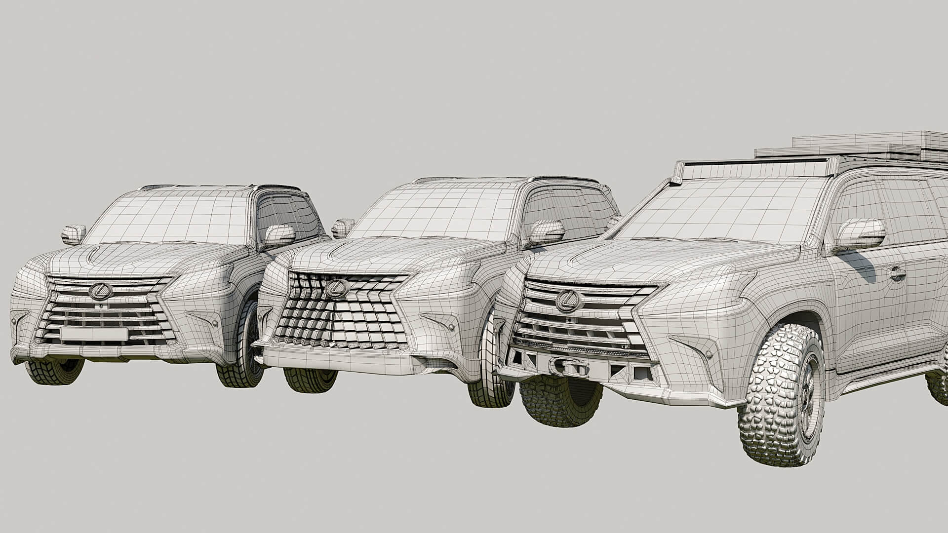 Lexus LX 570 - 3D Model by goldtravel