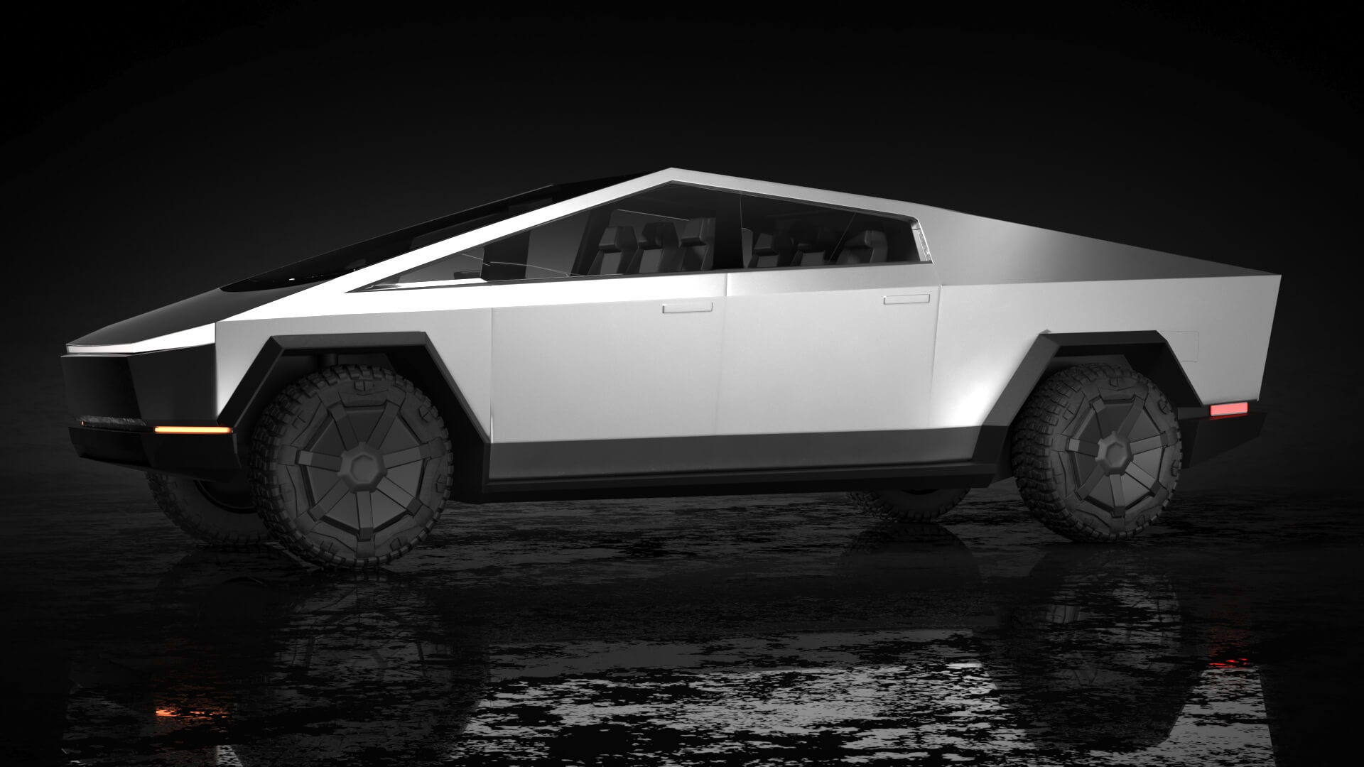 Tesla Cybertruck - 3D Model by goldtravel