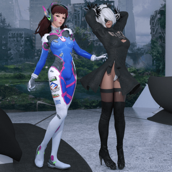 Mayu in a Hotel Room 3D Render | RenderHub Gallery