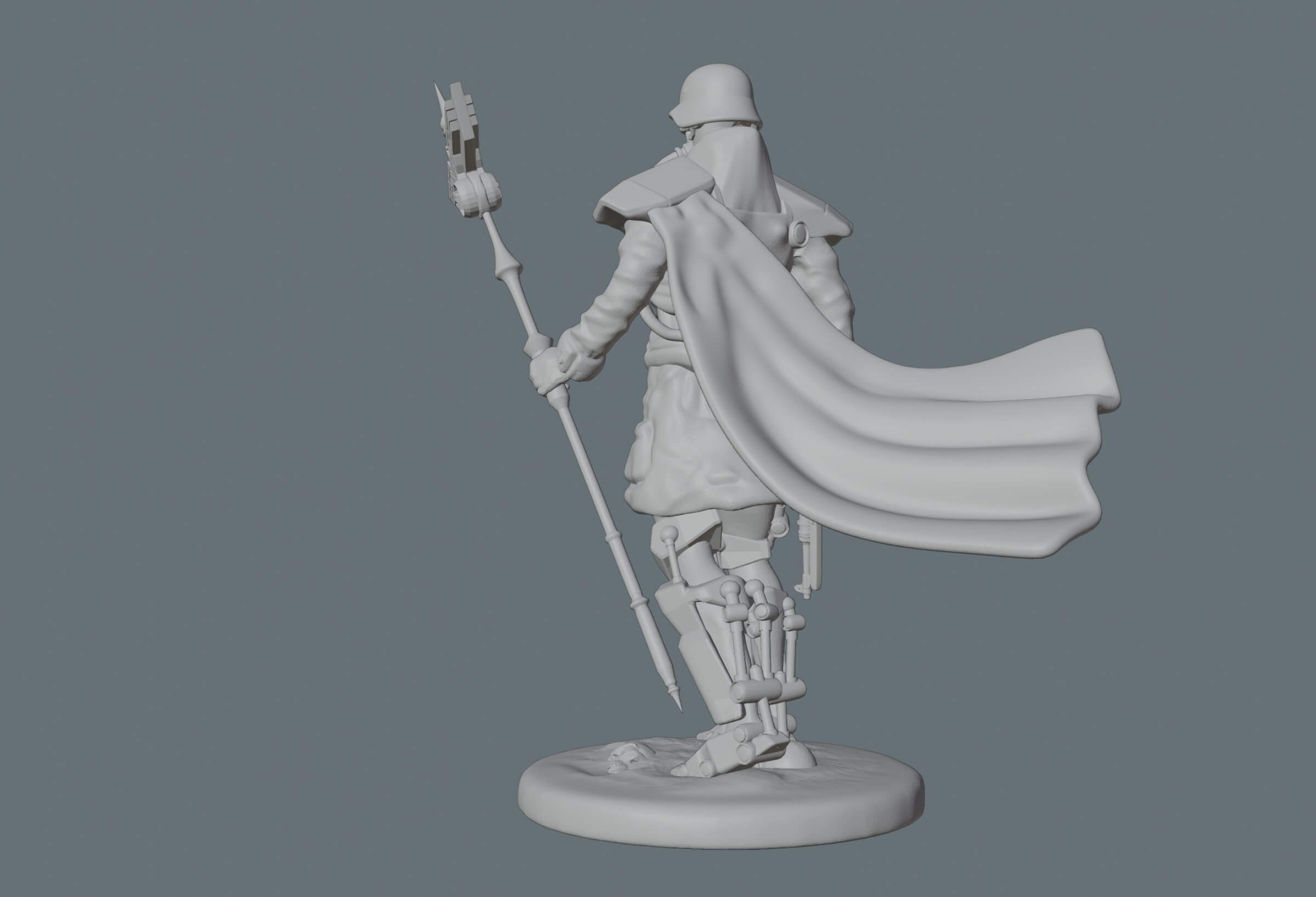 Assault Standard-Bearer of The 9th Reich 3D Model by Gomenyuk