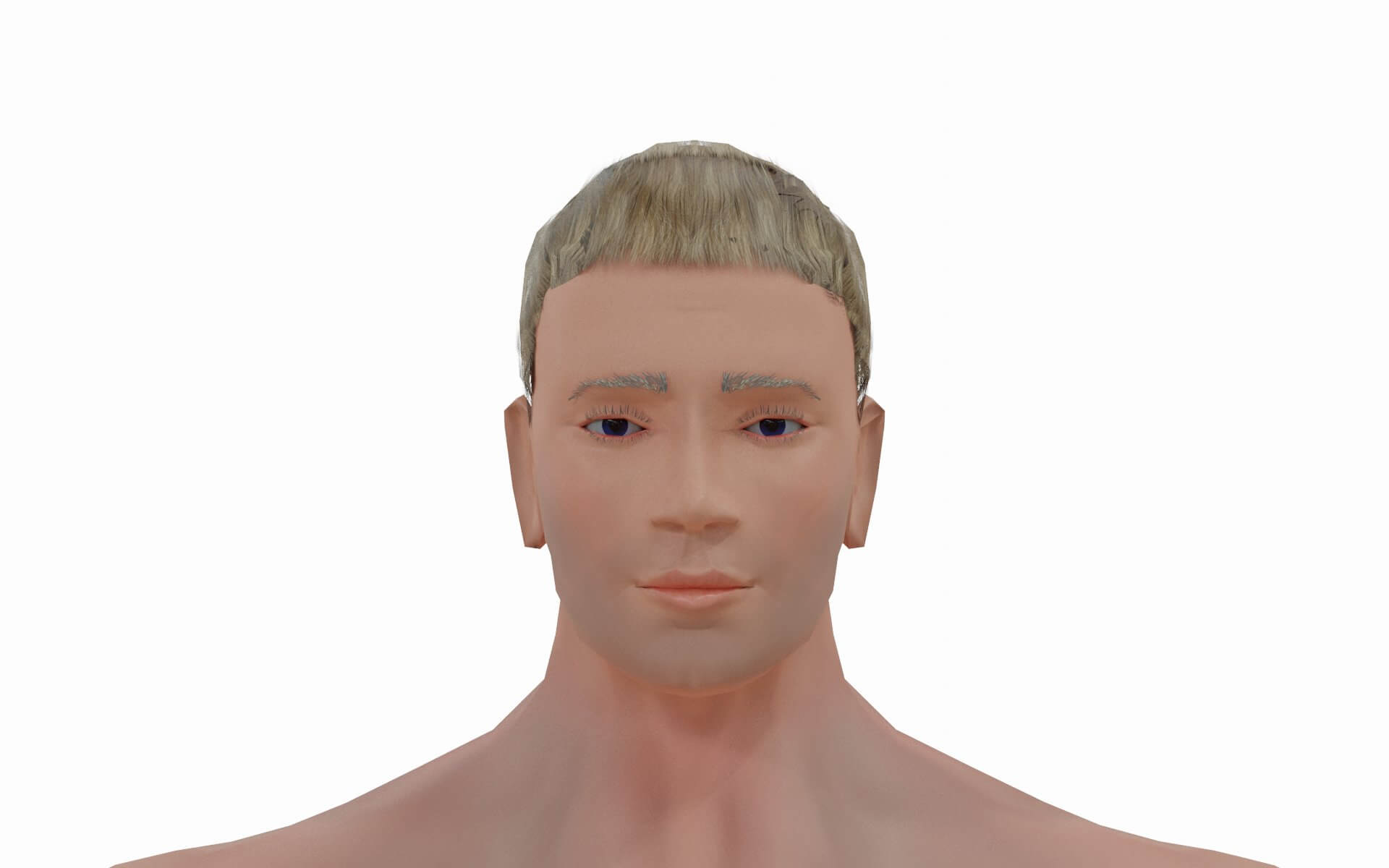 Base Man - 3D Model by Gomenyuk