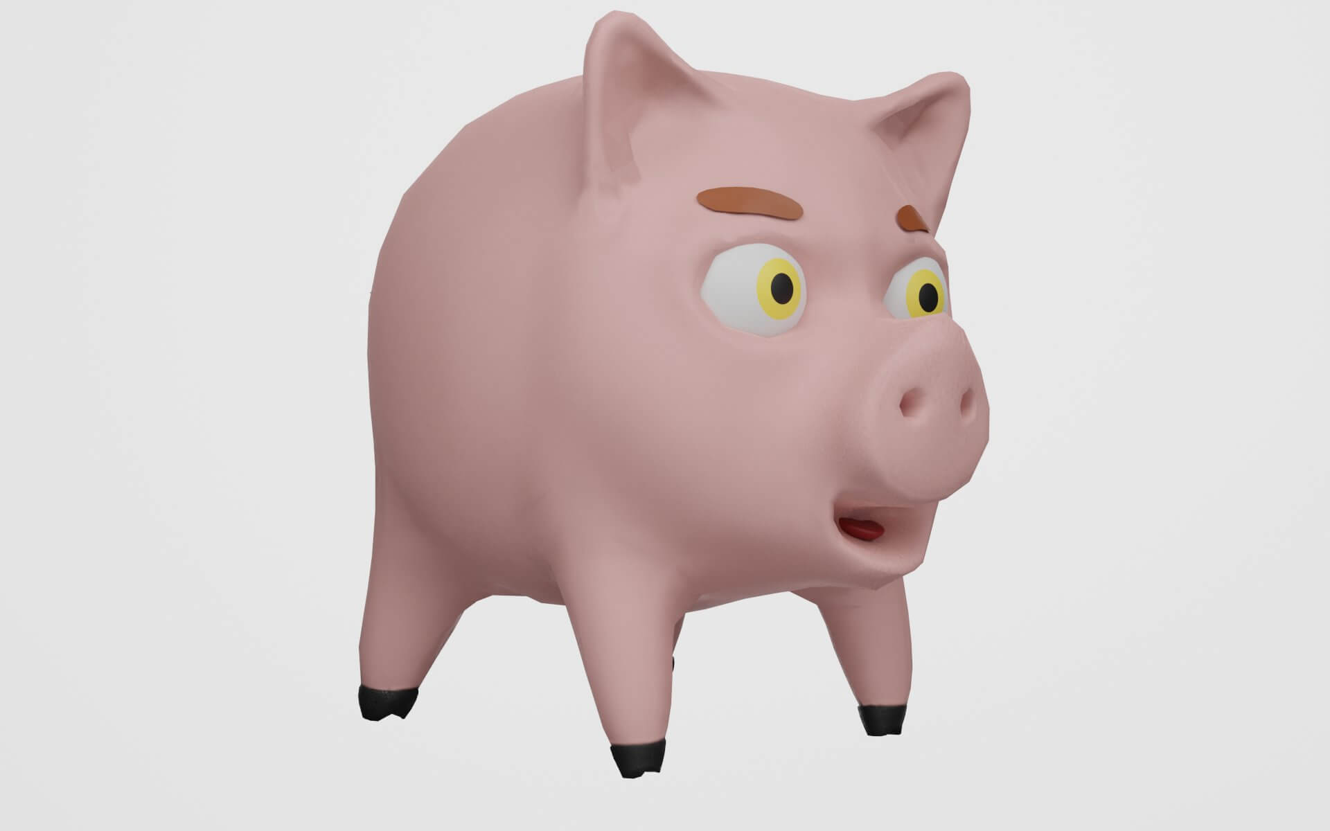 Piglet Wilson - 3D Model by Gomenyuk