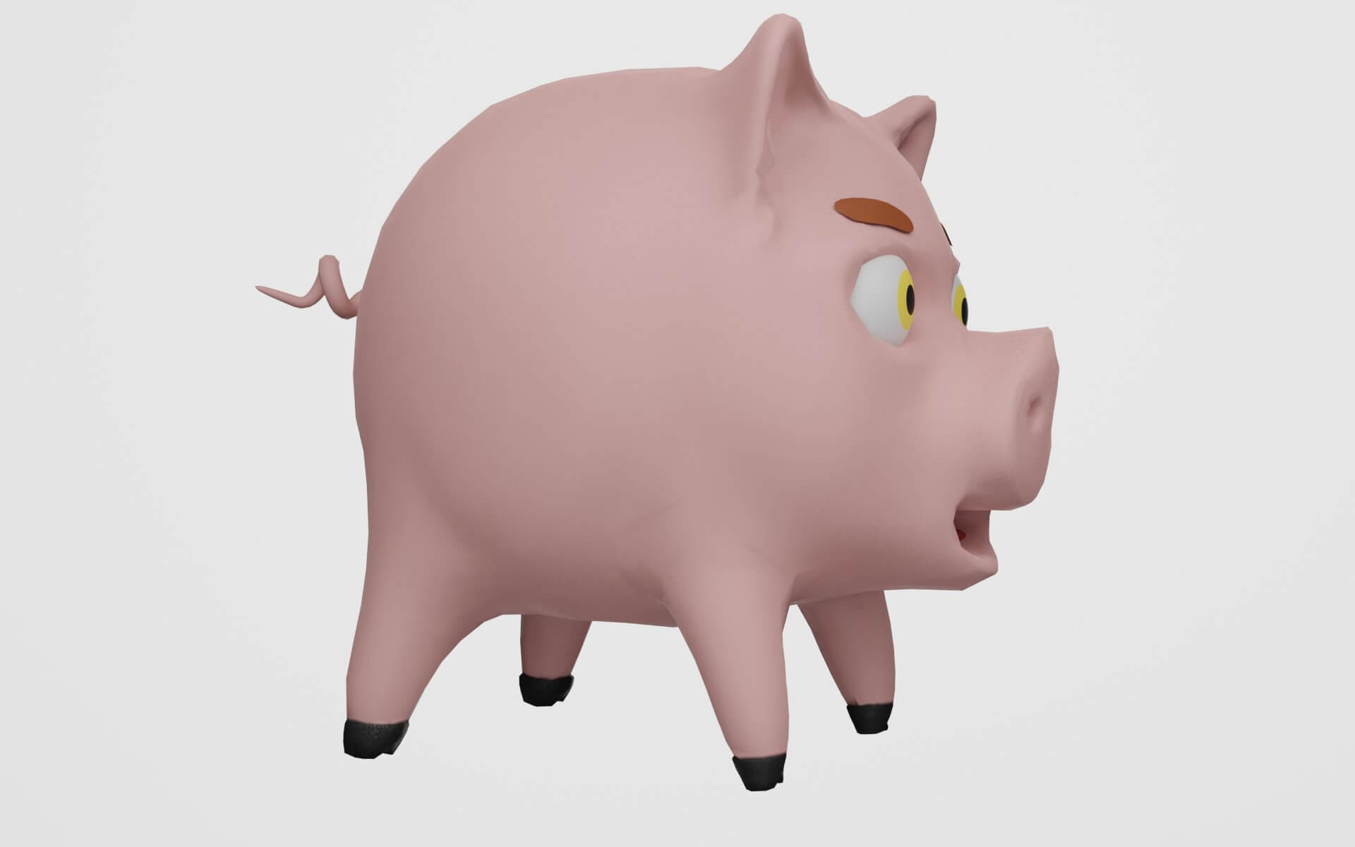 Piglet Wilson - 3D Model by Gomenyuk