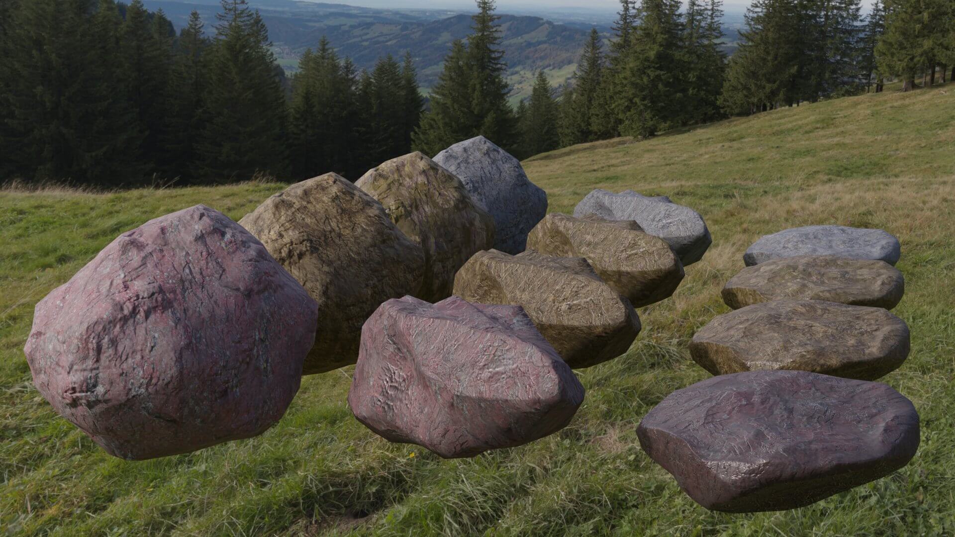 Stone Realistic - 3D Model by Gomenyuk