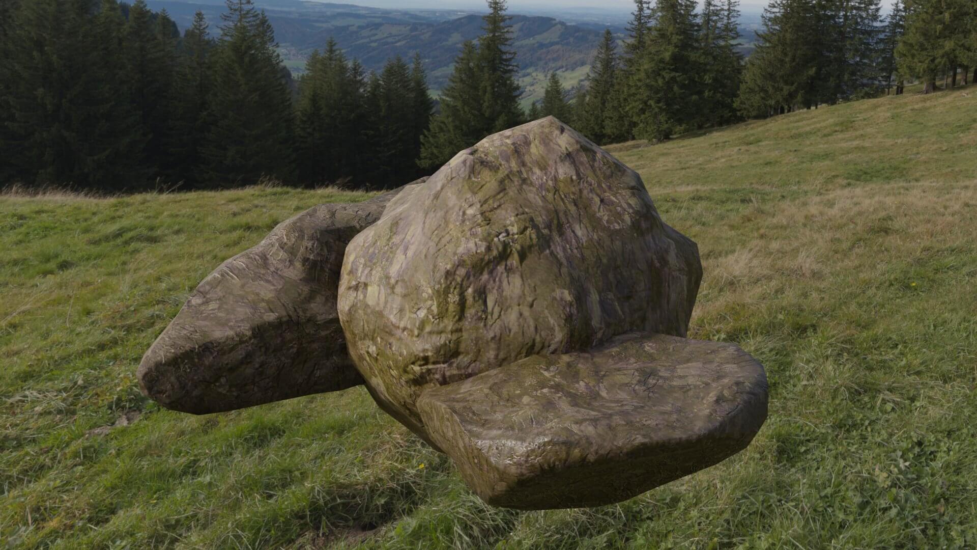 Stone Realistic - 3D Model by Gomenyuk