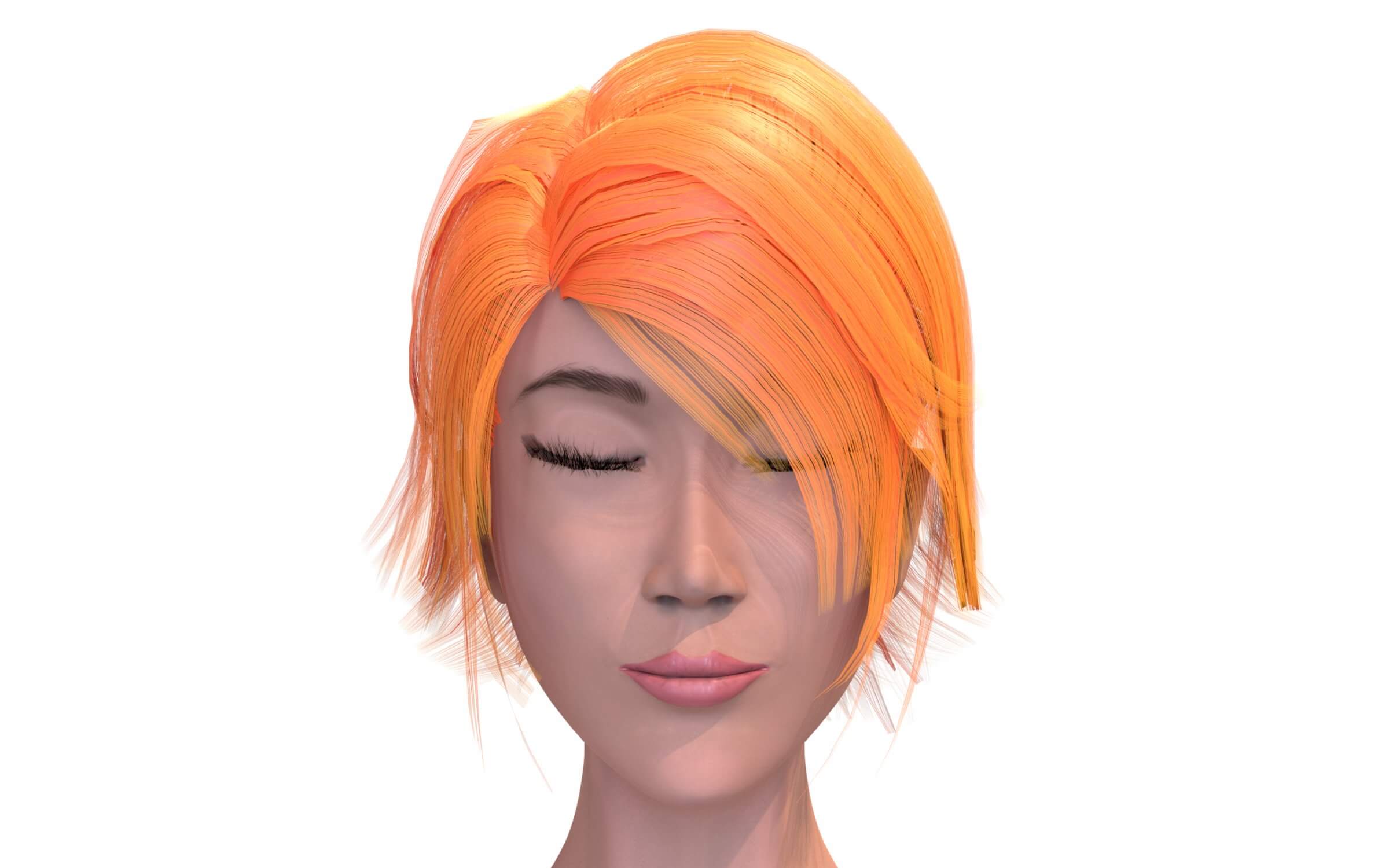 Stylized Girl - 3D Model by Gomenyuk