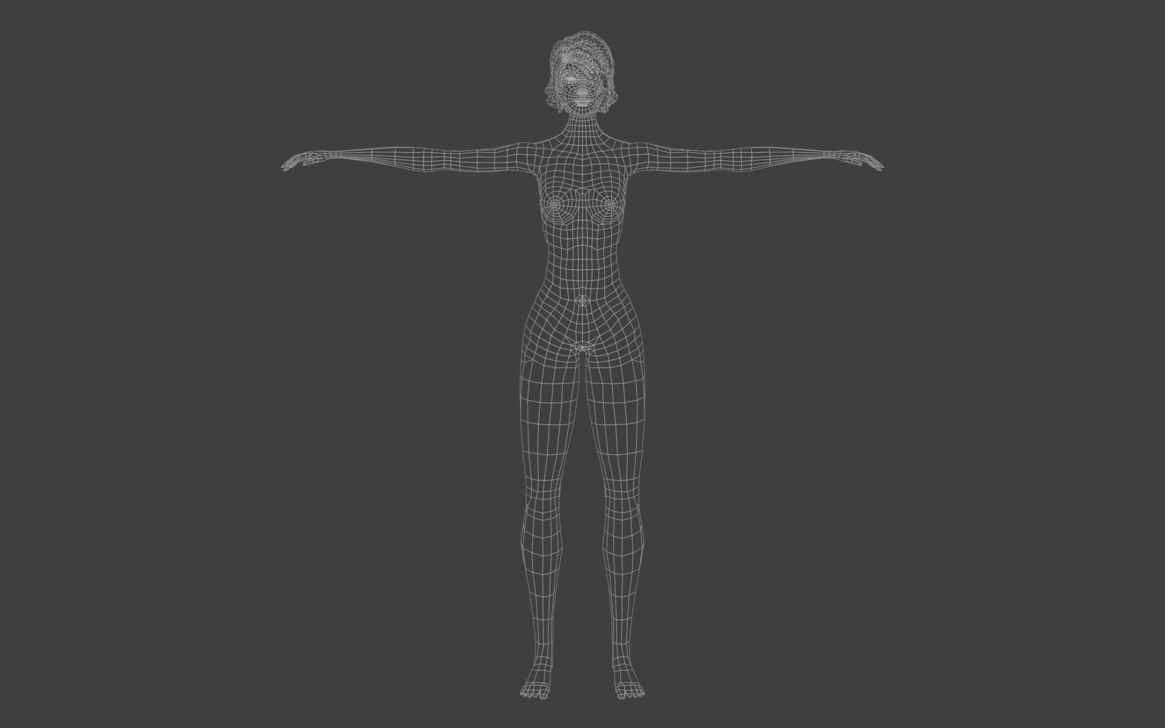 Stylized Girl - 3D Model by Gomenyuk