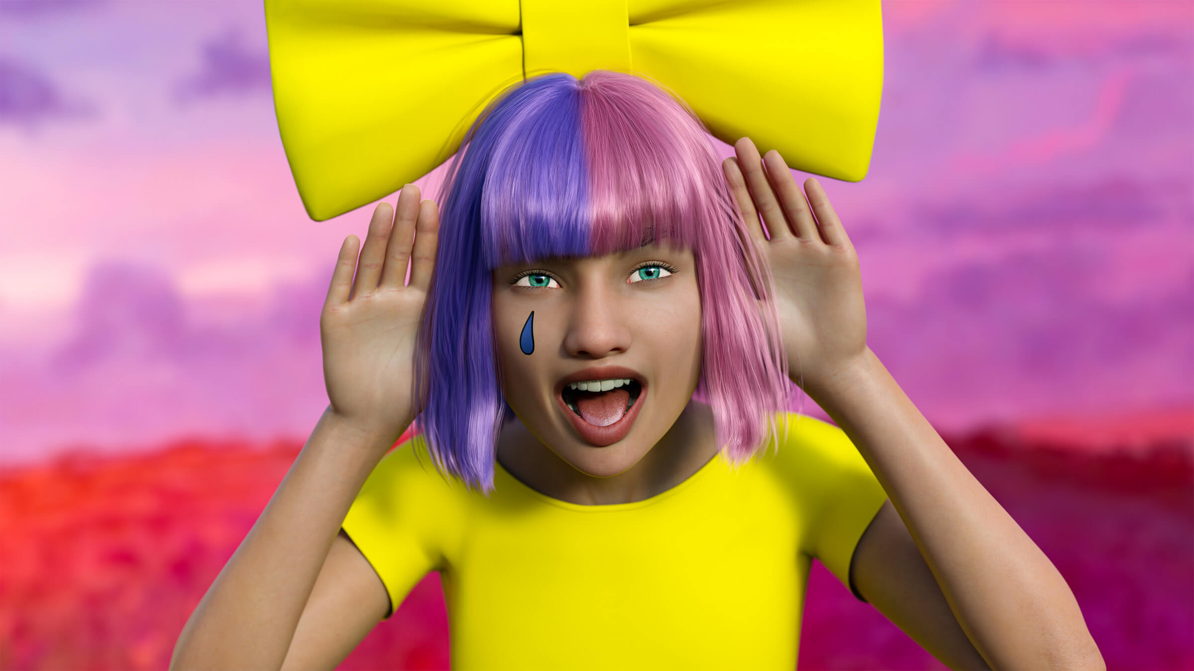 Thunderclouds 3D Render, Digital Art by gonzalesart