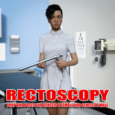 Rectoscopy Prop and Poses for G8F and G8M - Daz Content by gonzalesart