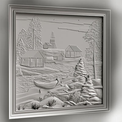 Picture for Milling on a CNC Machine - 3D Model by GoodWood