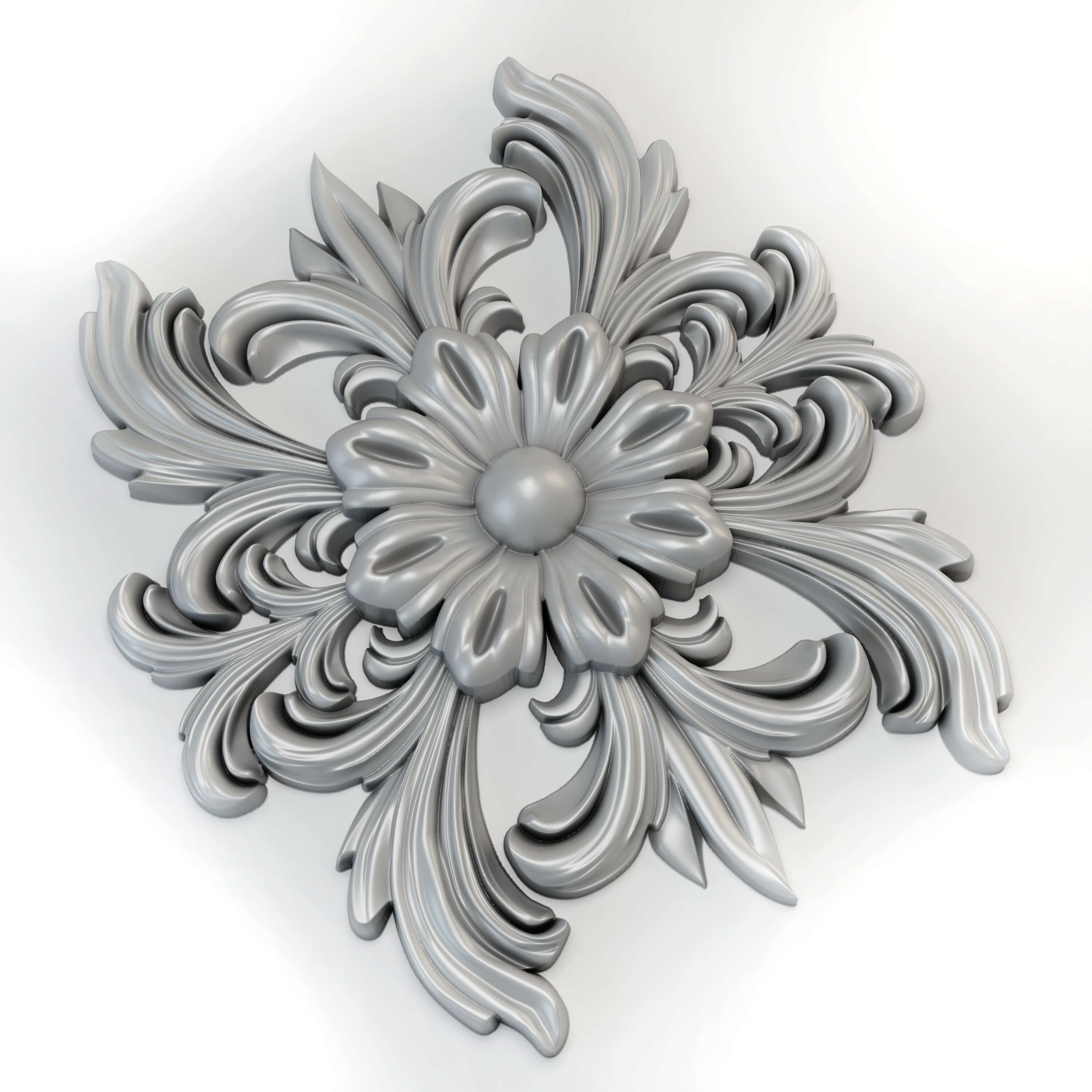 Flower for CNC Router 3D Print Model by GoodWood
