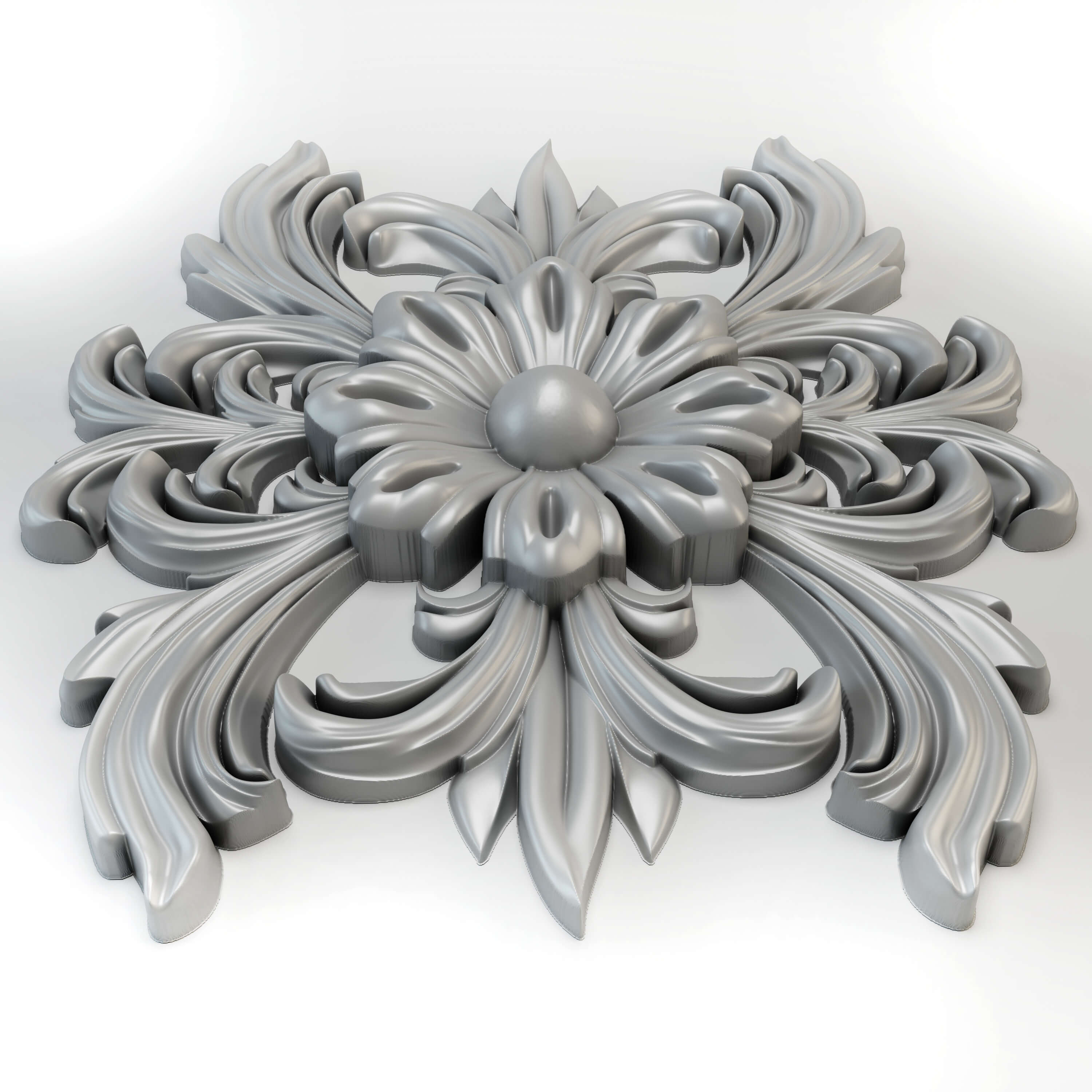 Flower for CNC Router 3D Print Model by GoodWood