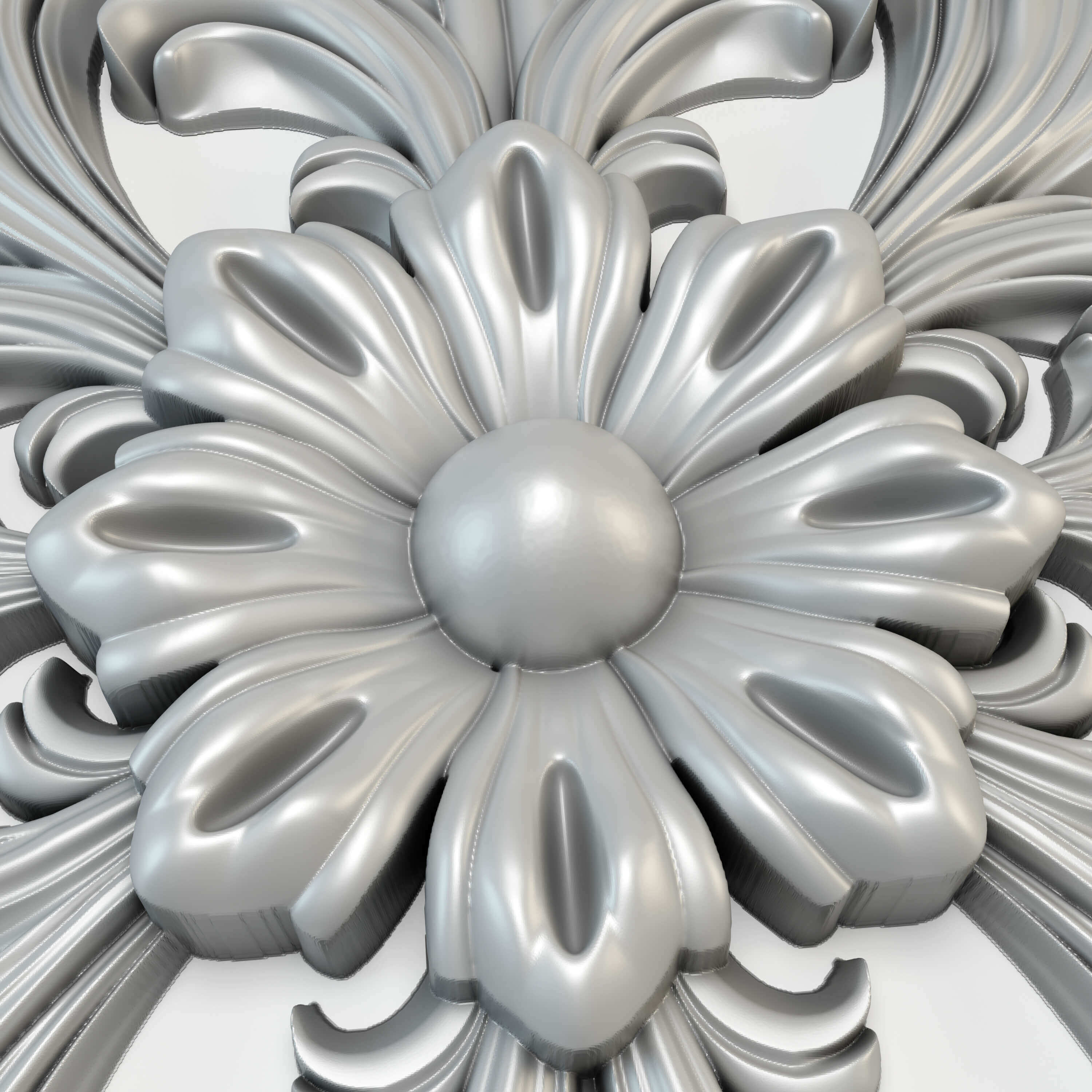 Flower for CNC Router 3D Print Model by GoodWood