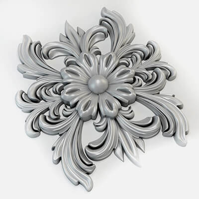 Flower for CNC Router 3D Print Model by GoodWood