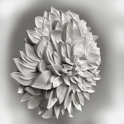 Flower for CNC Router - 3D Model by GoodWood