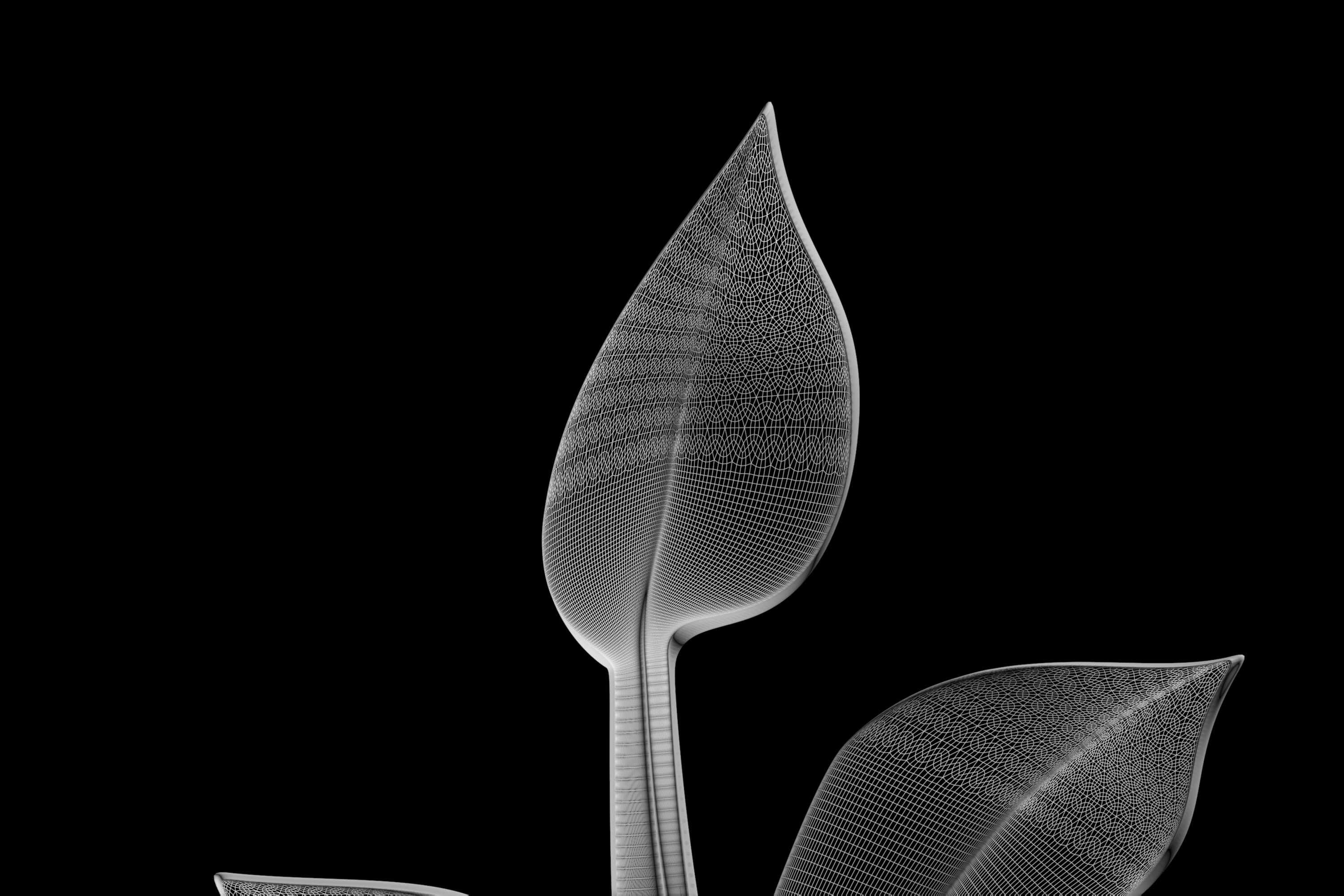 Grape Leaf Decor for CNC Router - 3D Model by GoodWood