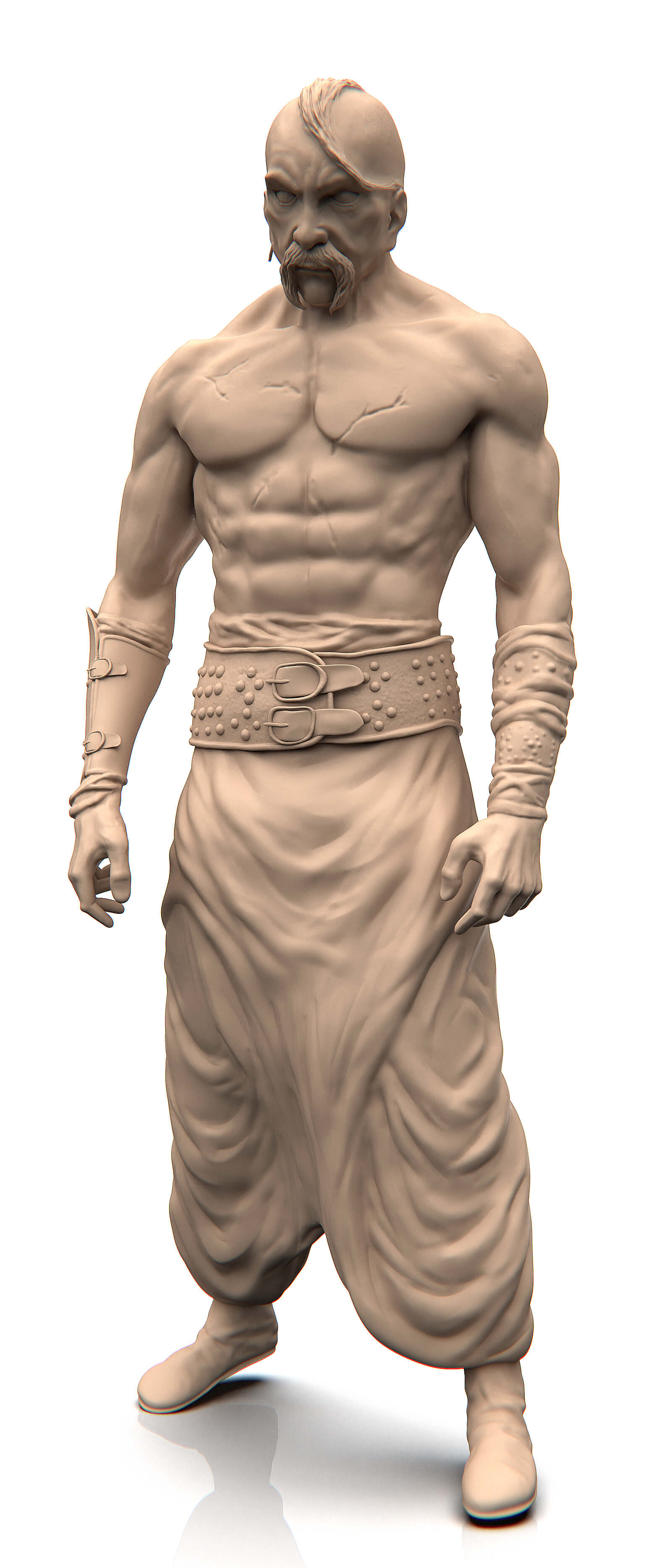 Cossack Model for CNC Machine and 3D Printing in Stl Format by GoodWood
