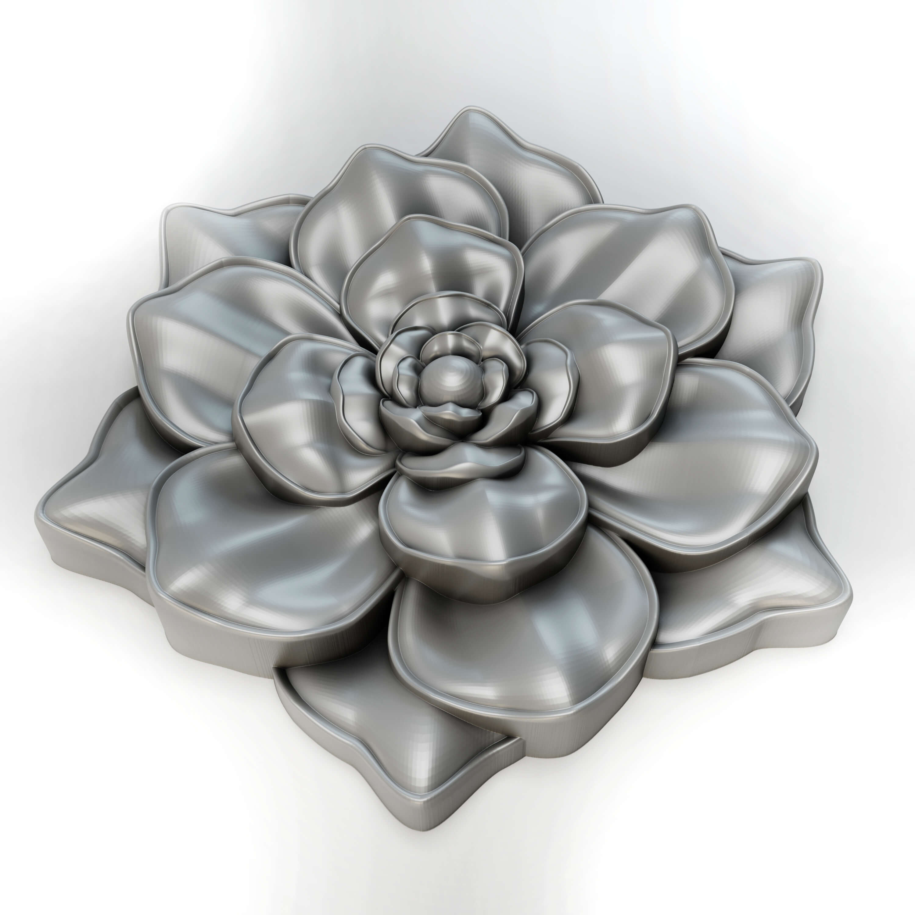 Flower for CNC Router 3D Print Model by GoodWood
