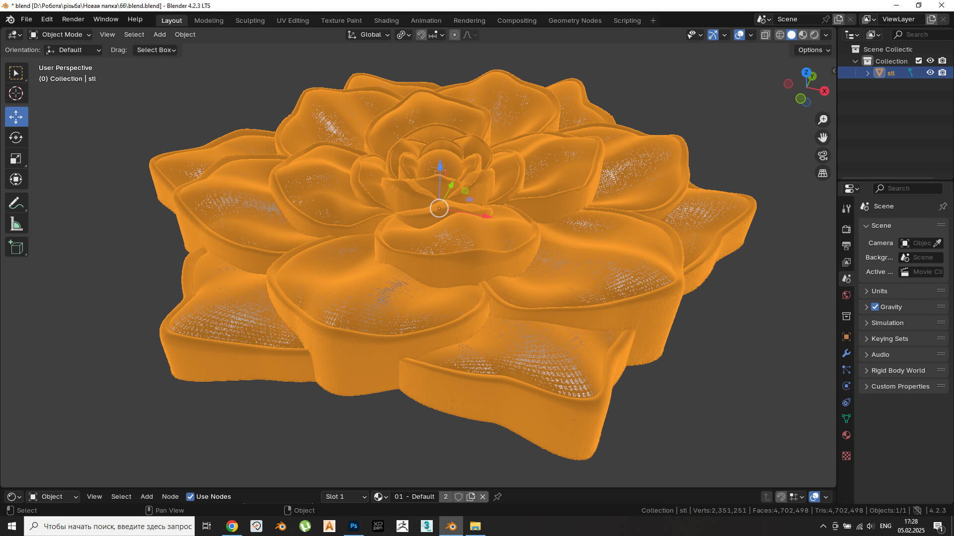 Flower for CNC Router 3D Print Model by GoodWood