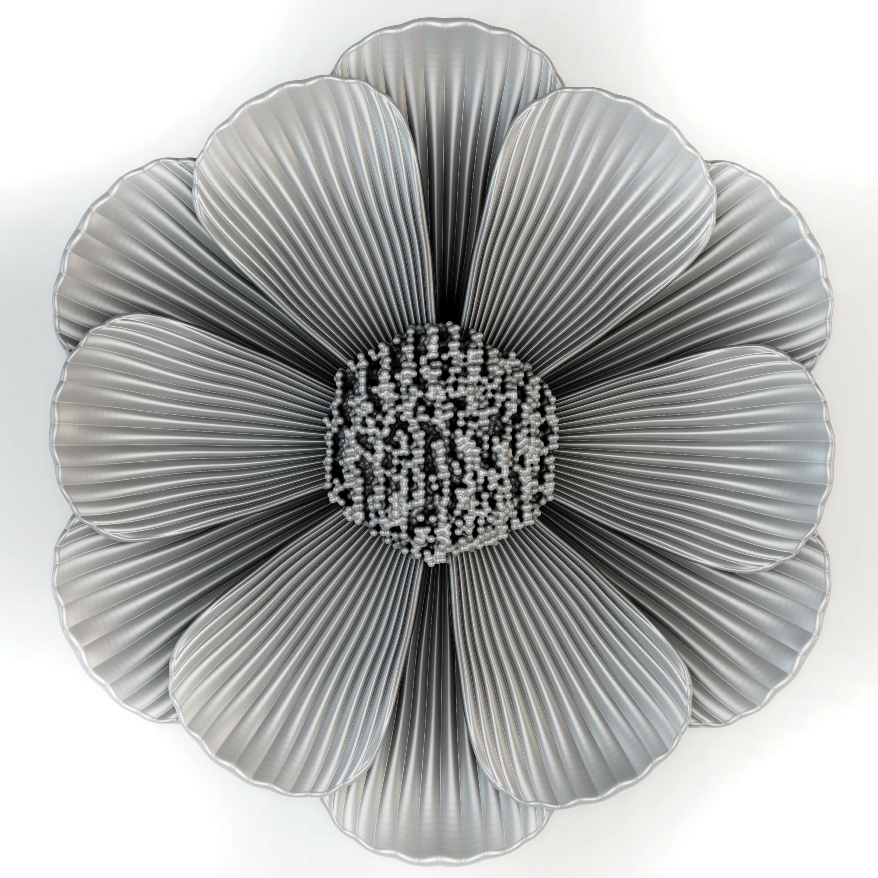 Flower for CNC Router 3D Print Model by GoodWood