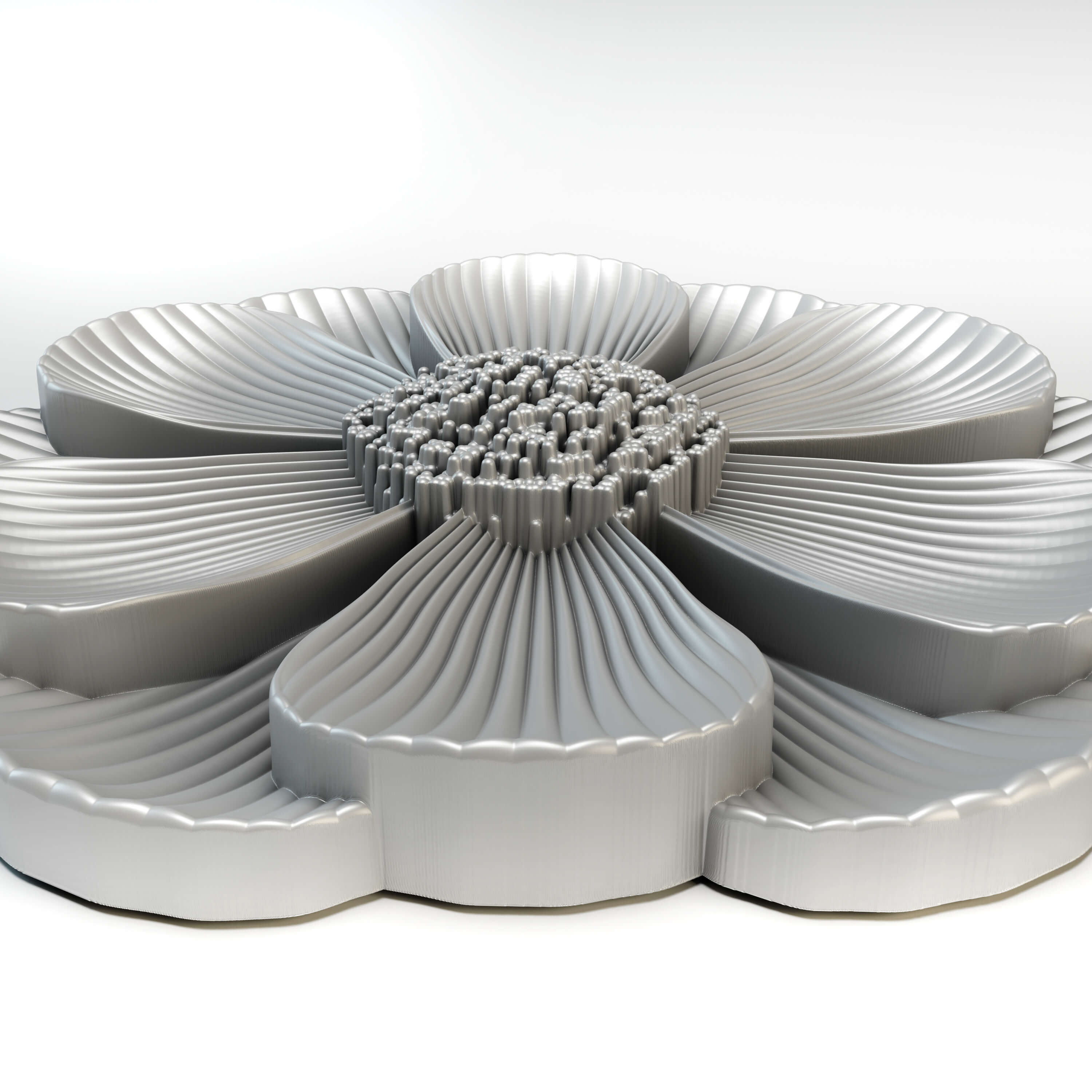 Flower for CNC Router 3D Print Model by GoodWood