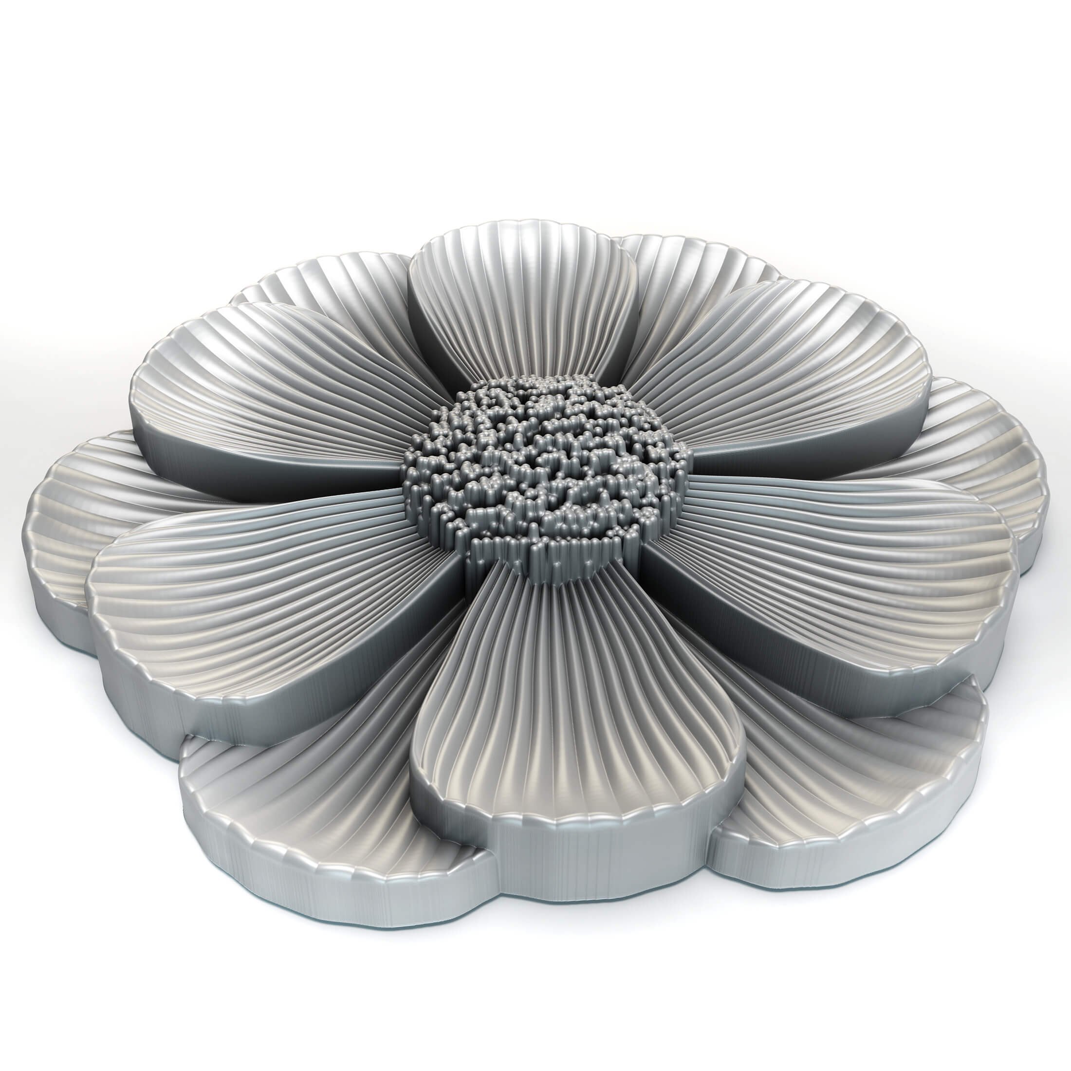 Flower for CNC Router 3D Print Model by GoodWood