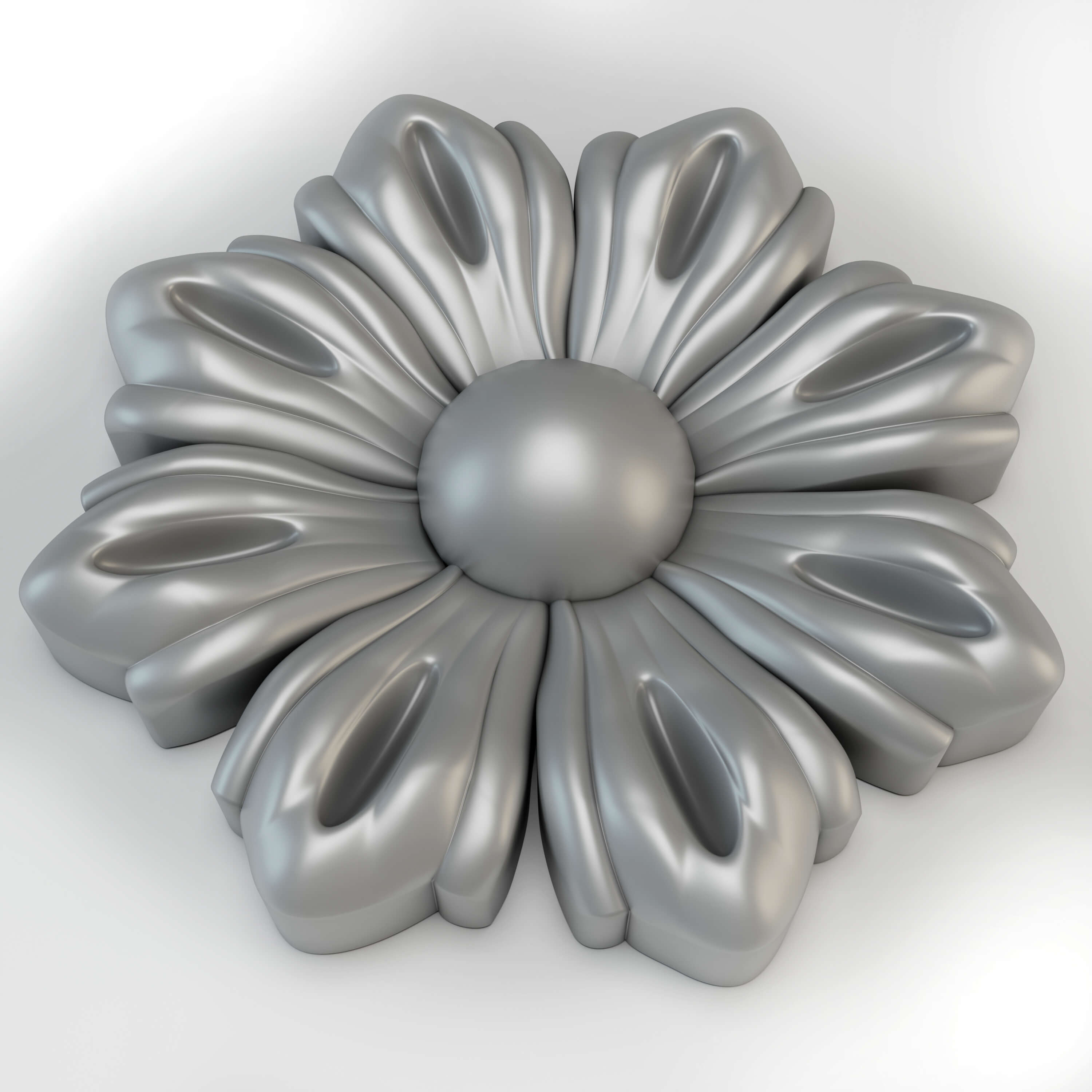Flower for CNC Router 3D Print Model by GoodWood