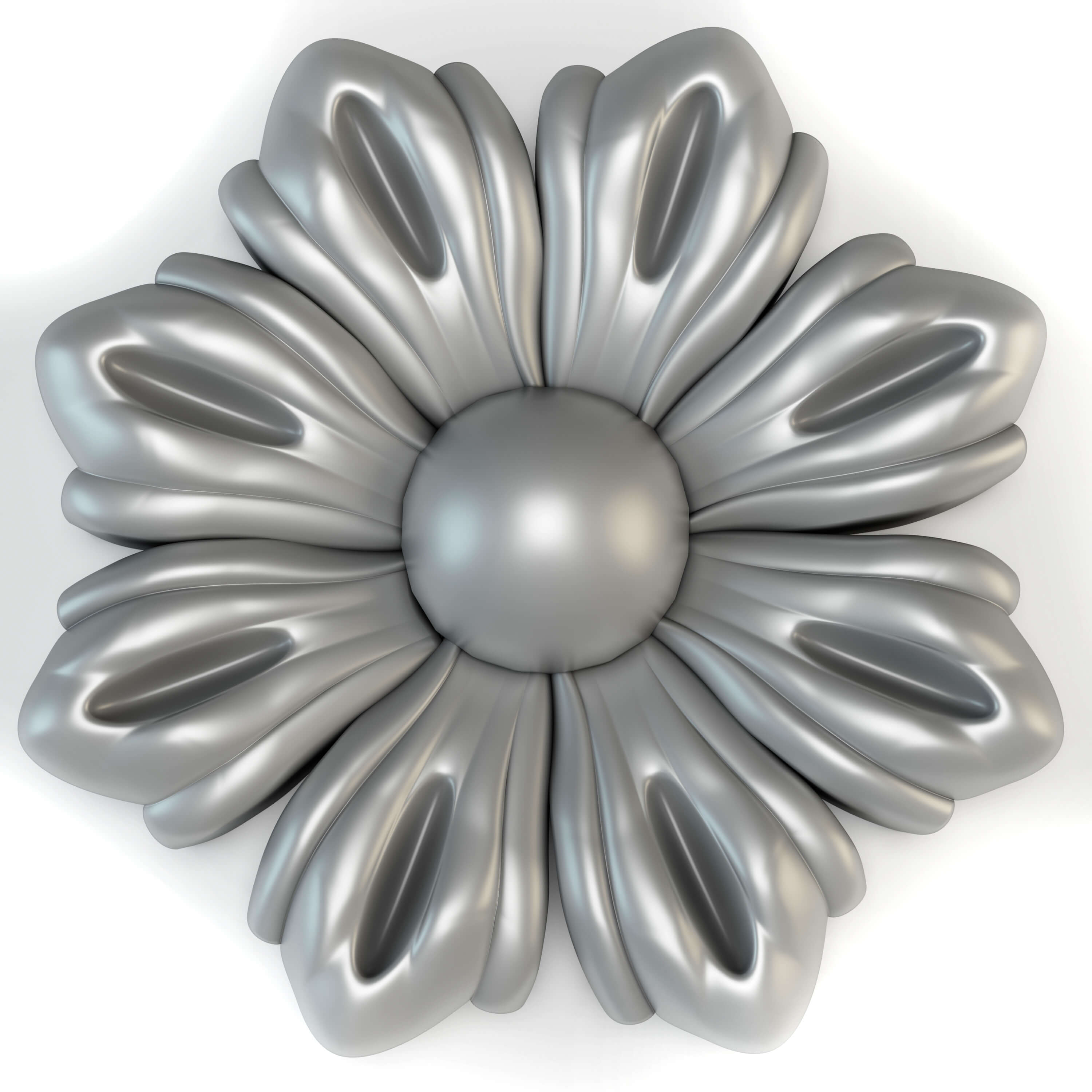 Flower for CNC Router 3D Print Model by GoodWood
