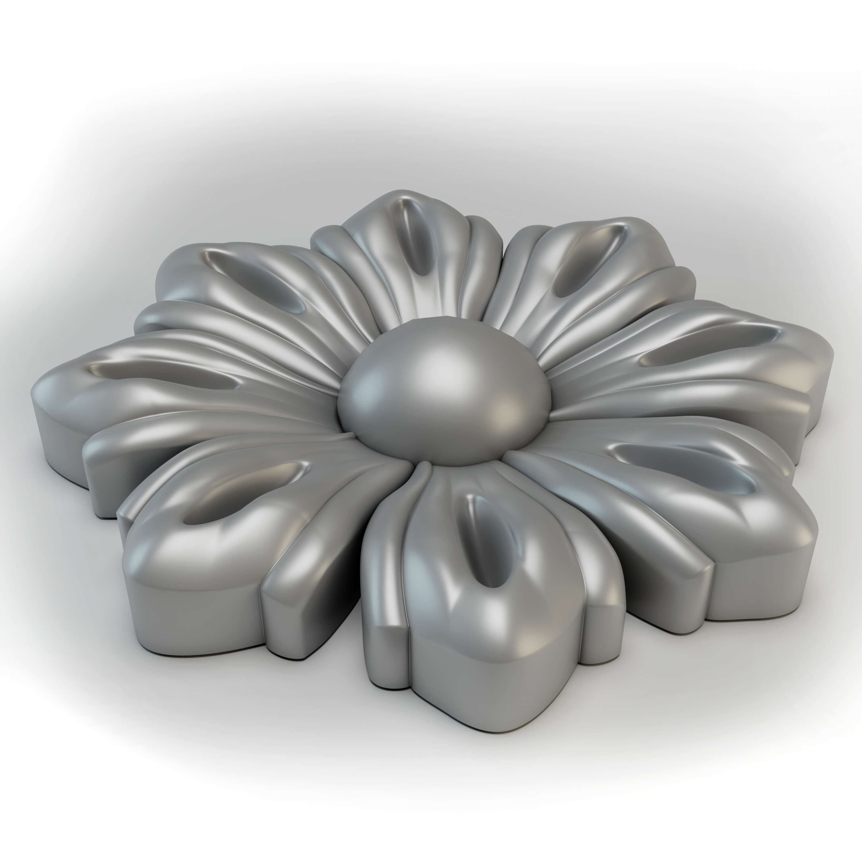 Flower for CNC Router 3D Print Model by GoodWood
