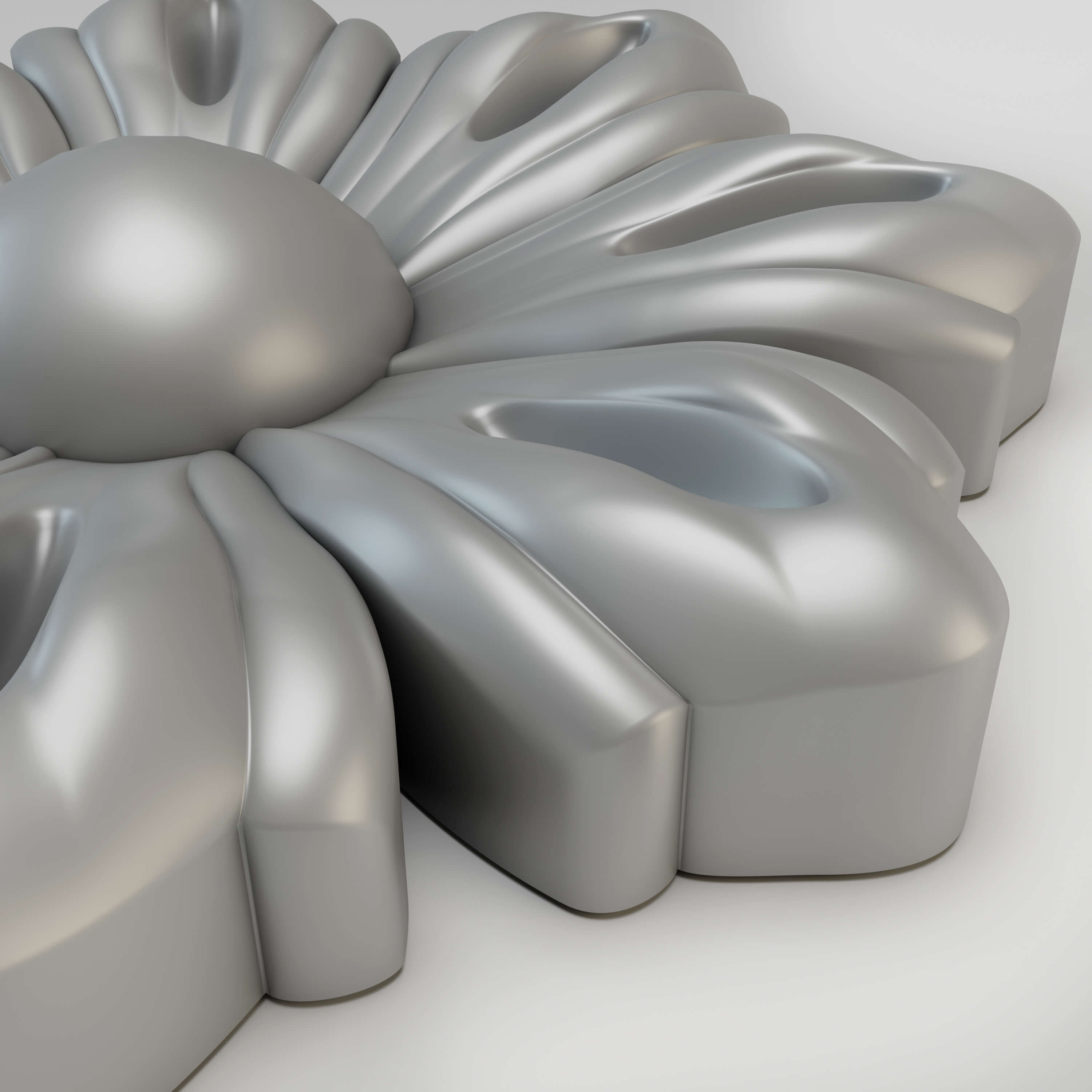 Flower for CNC Router 3D Print Model by GoodWood