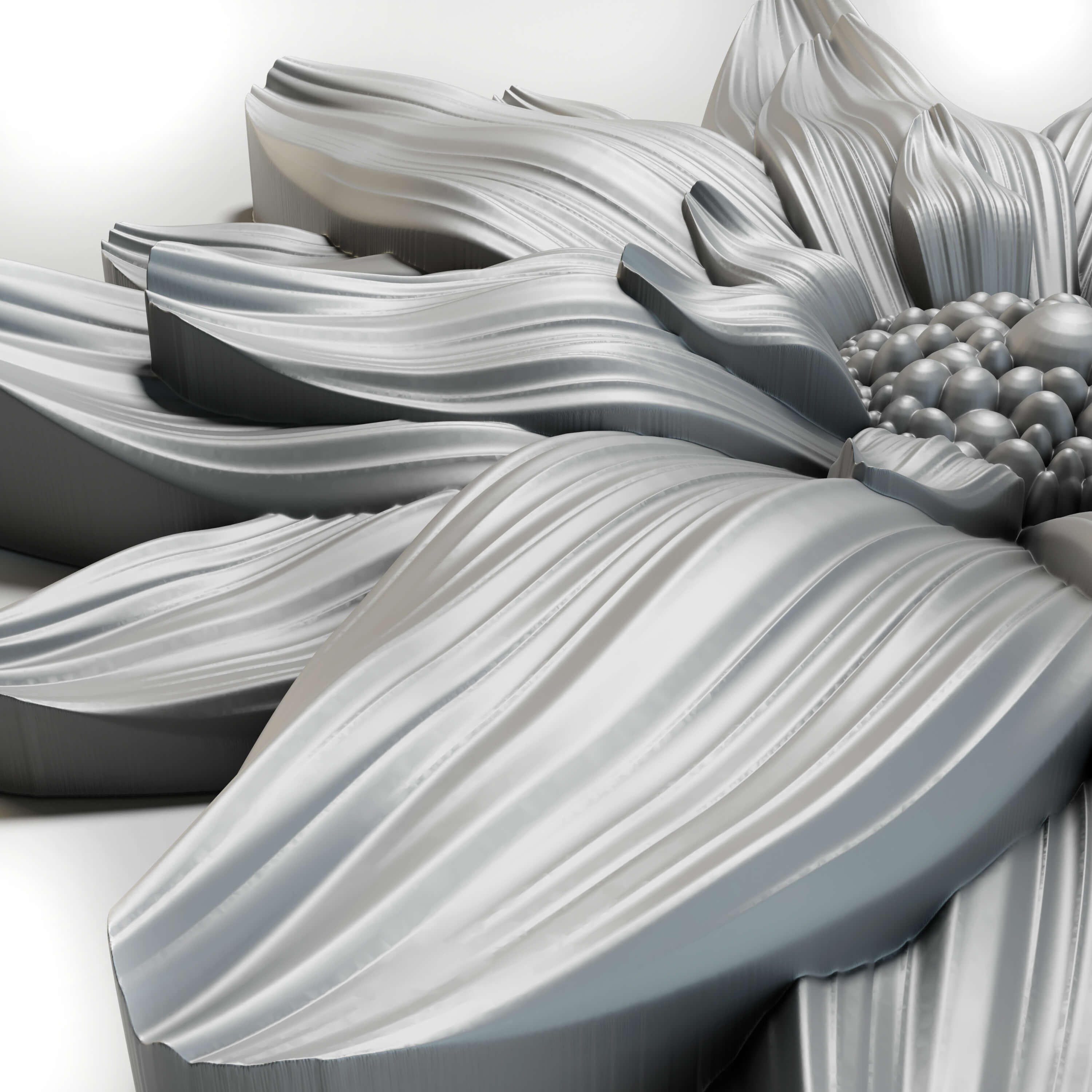 Flower for CNC Router 3D Print Model by GoodWood