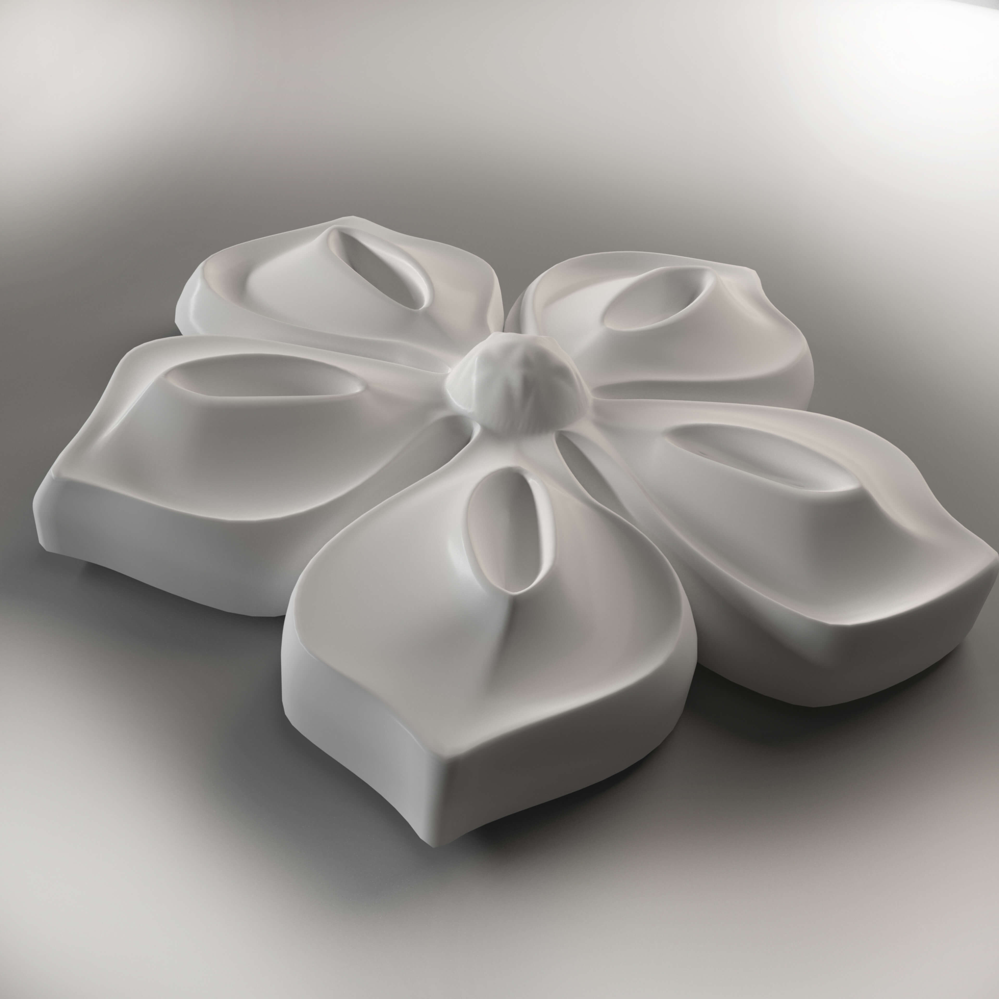 Flower for CNC Router - Free 3D Model by GoodWood