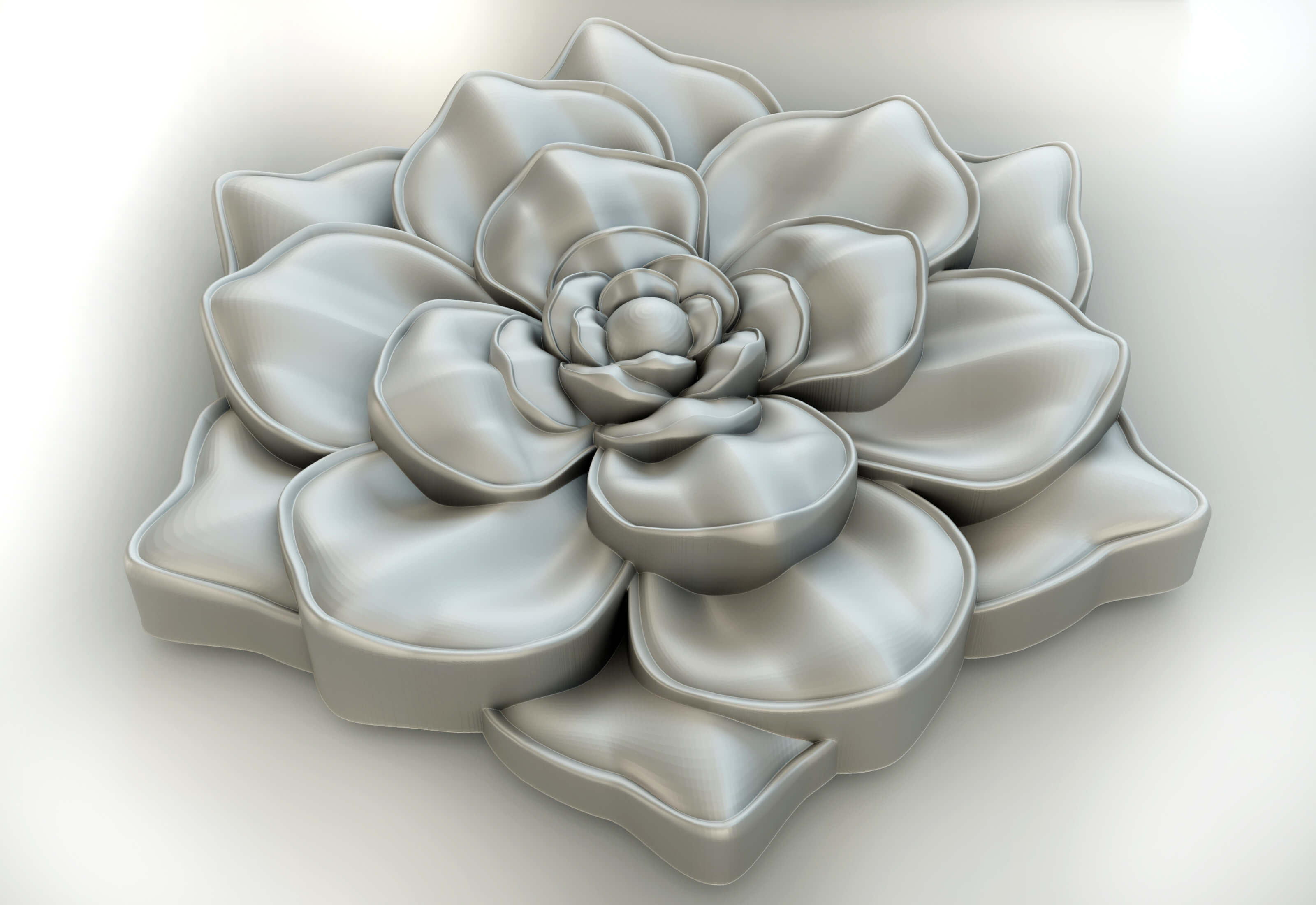 Flower - Silicone Mold for 3D Printer in Stl Format by GoodWood