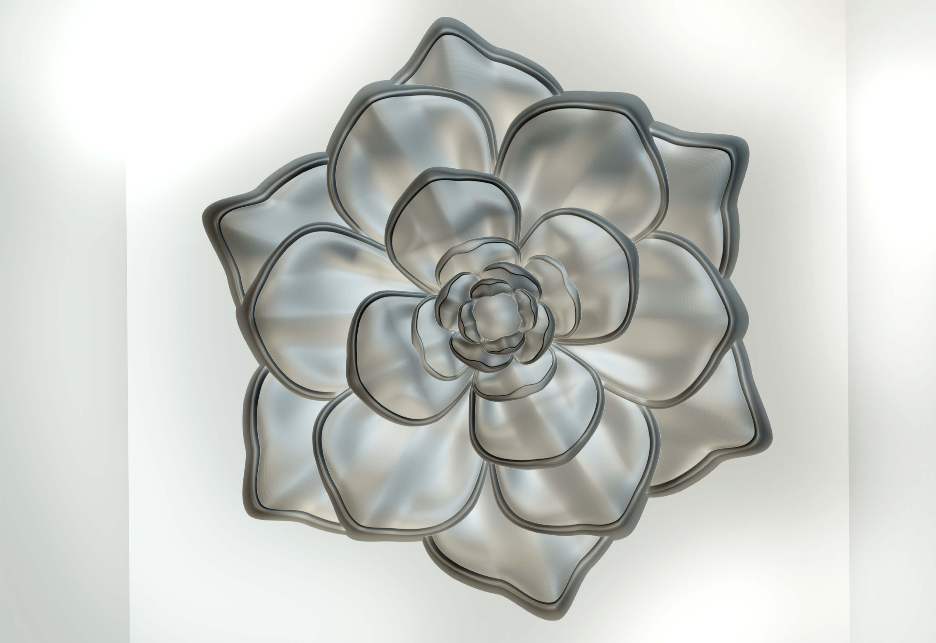 Flower - Silicone Mold for 3D Printer in Stl Format by GoodWood