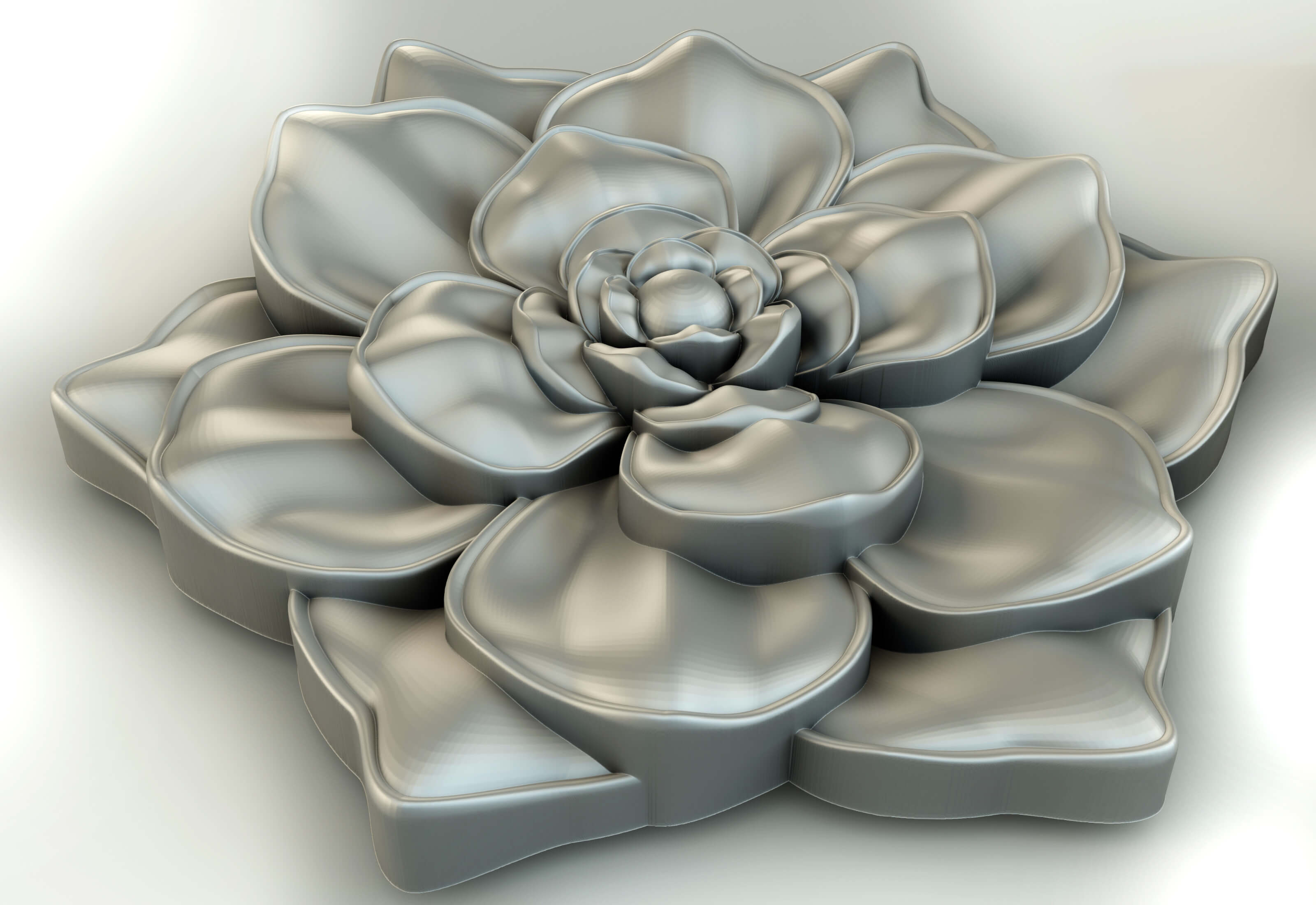 Flower - Silicone Mold for 3D Printer in Stl Format by GoodWood