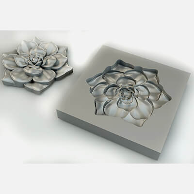 Flower - Silicone Mold for 3D Printer in Stl Format by GoodWood