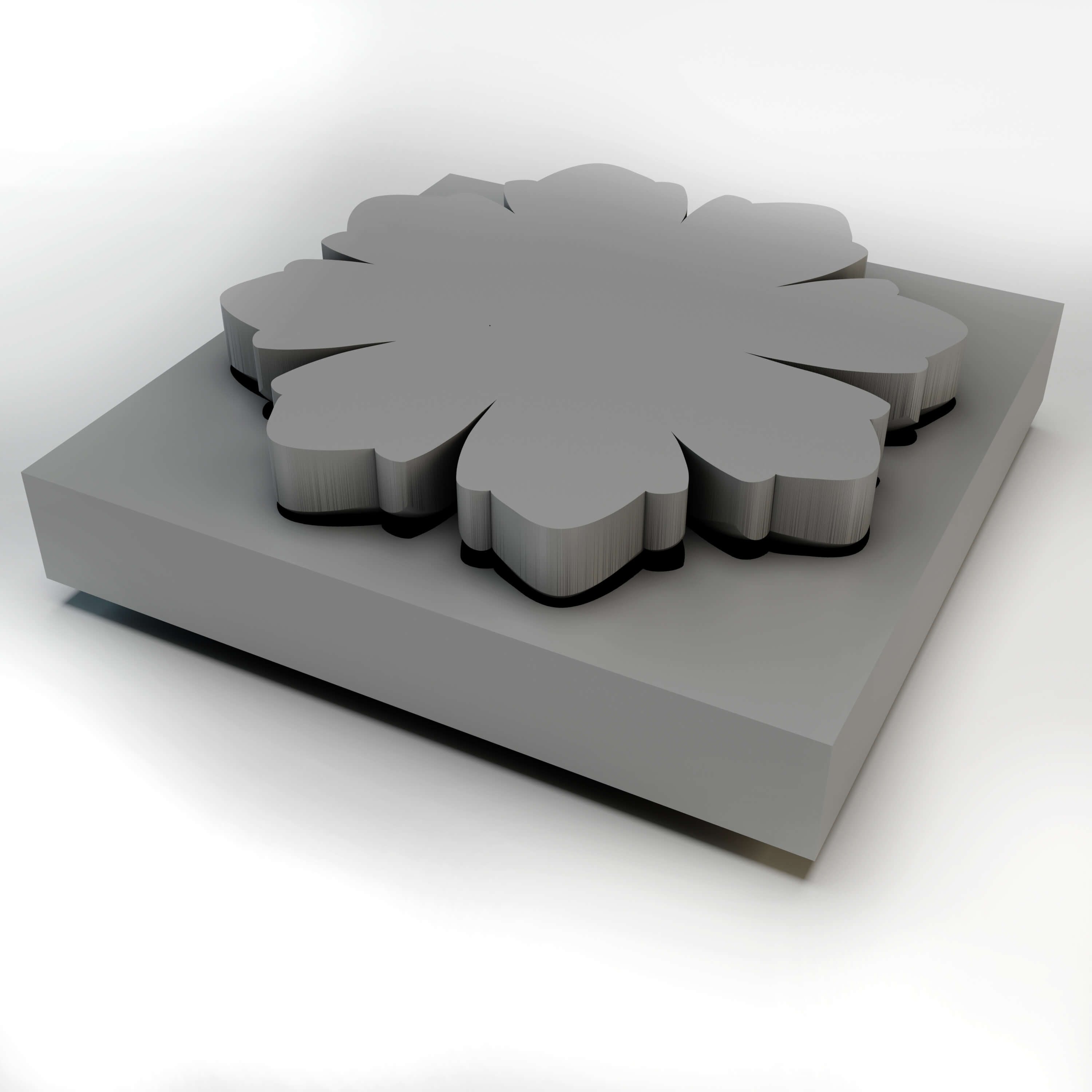 Flower - Silicone or Plaster Mold 3D Print Model by GoodWood