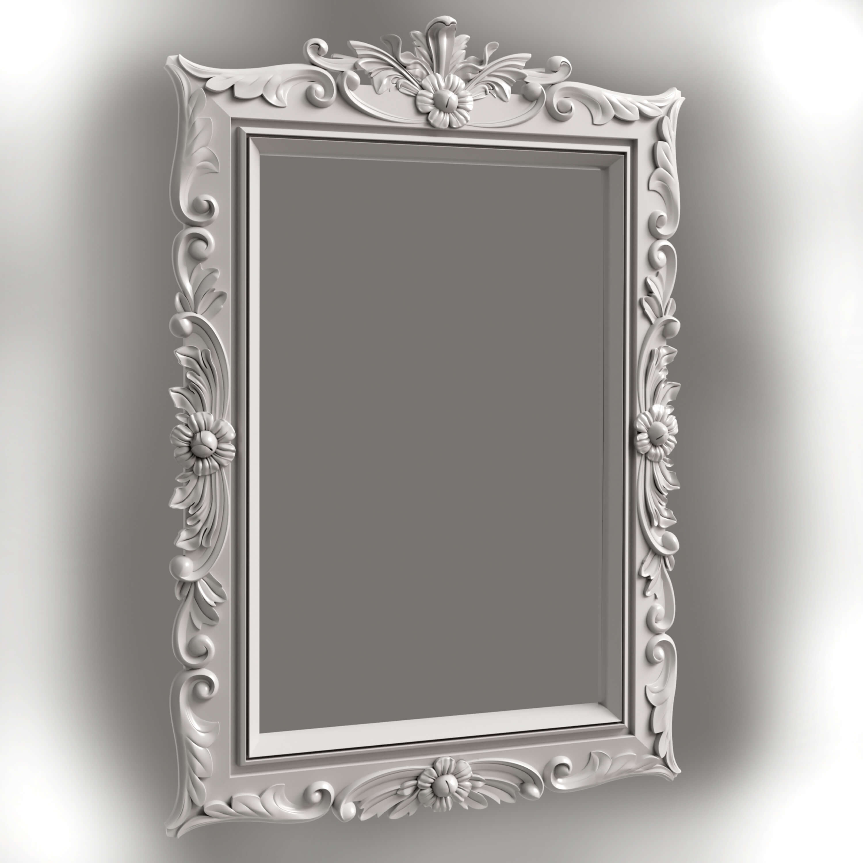 Frame for Painting Mirror for CNC Milling - 3D Model by GoodWood