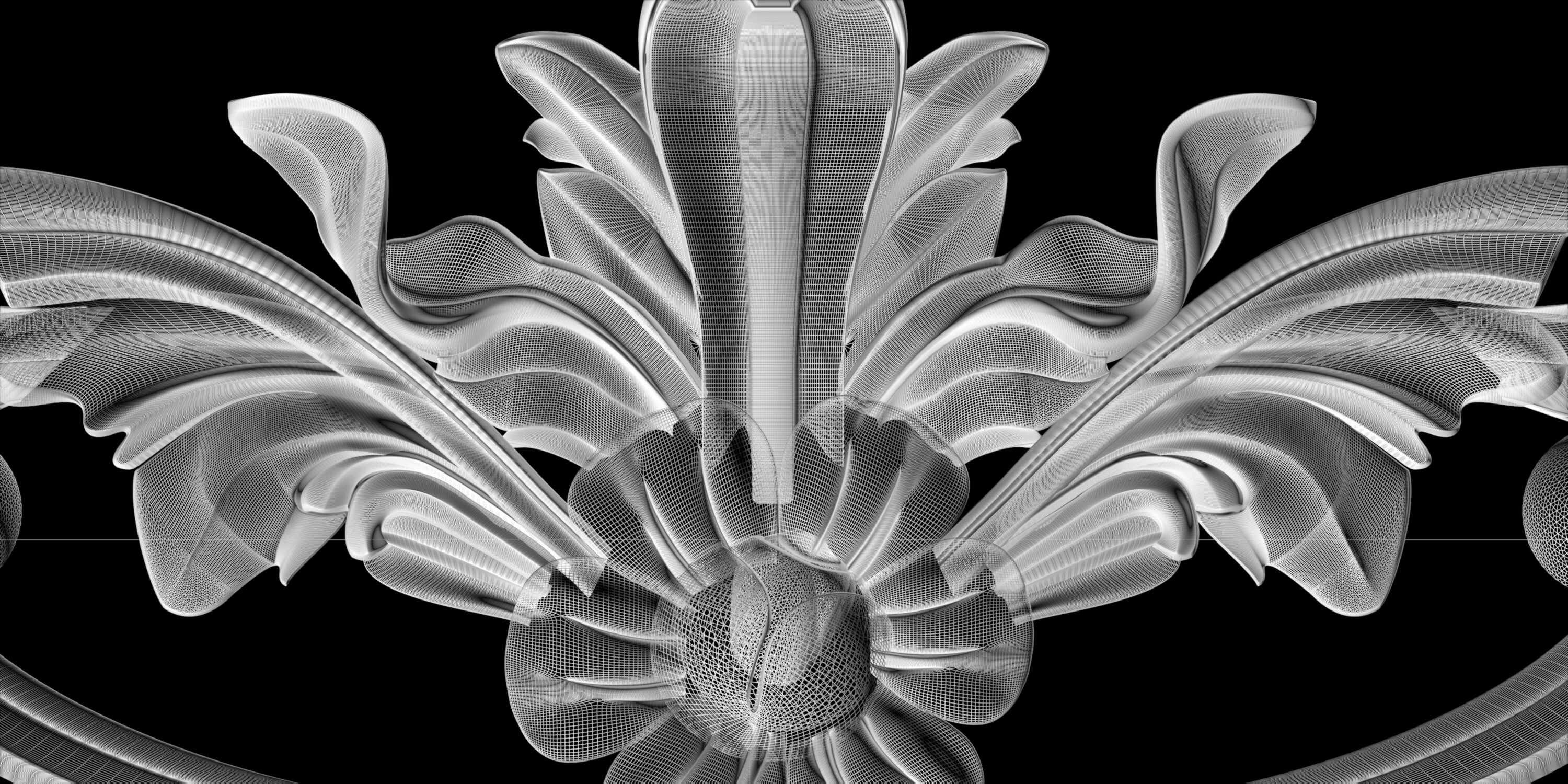 Frame for Painting Mirror for CNC Milling - 3D Model by GoodWood